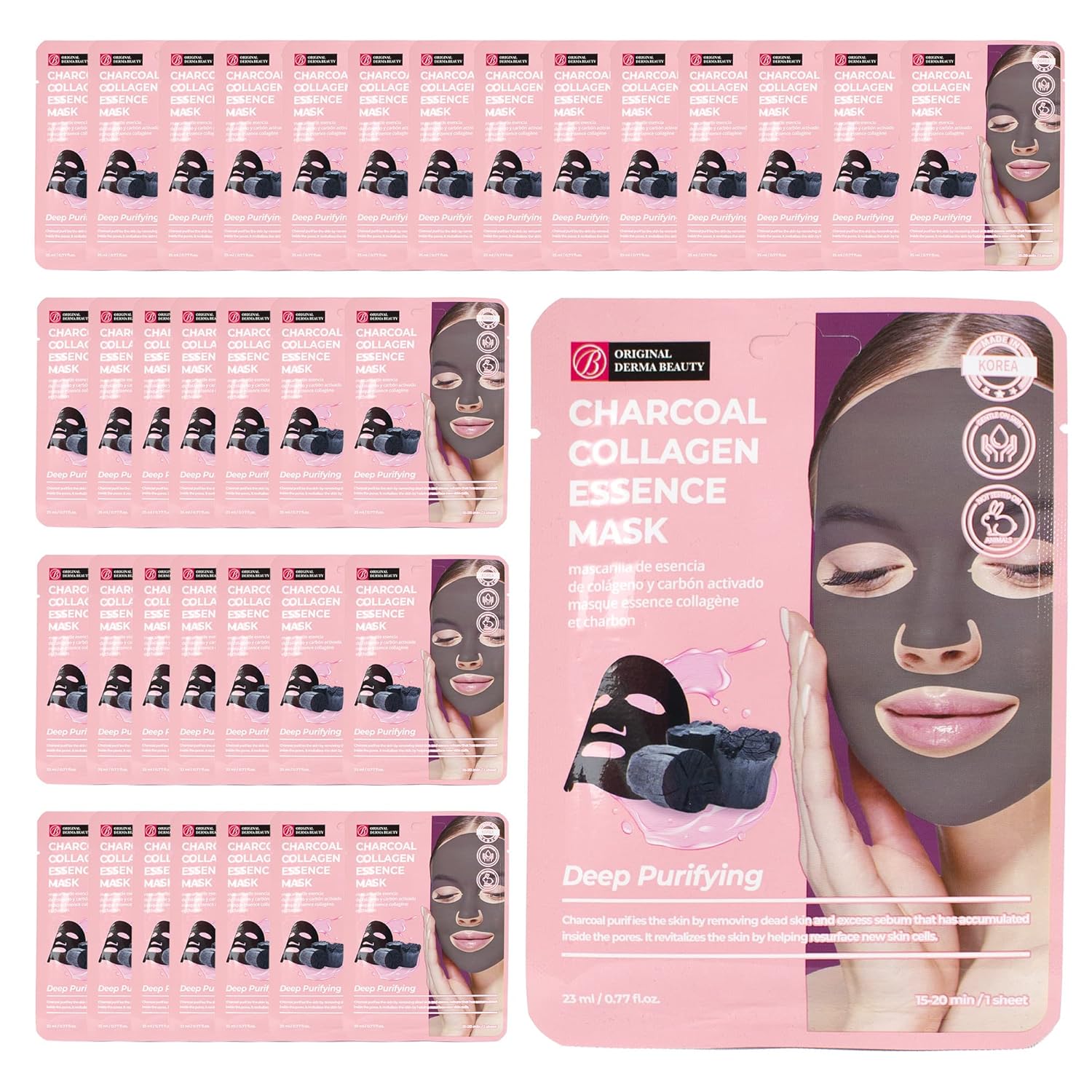 Amazon.com : Innerest Original Derma Beauty Collagen Face Masks 36 PK ...