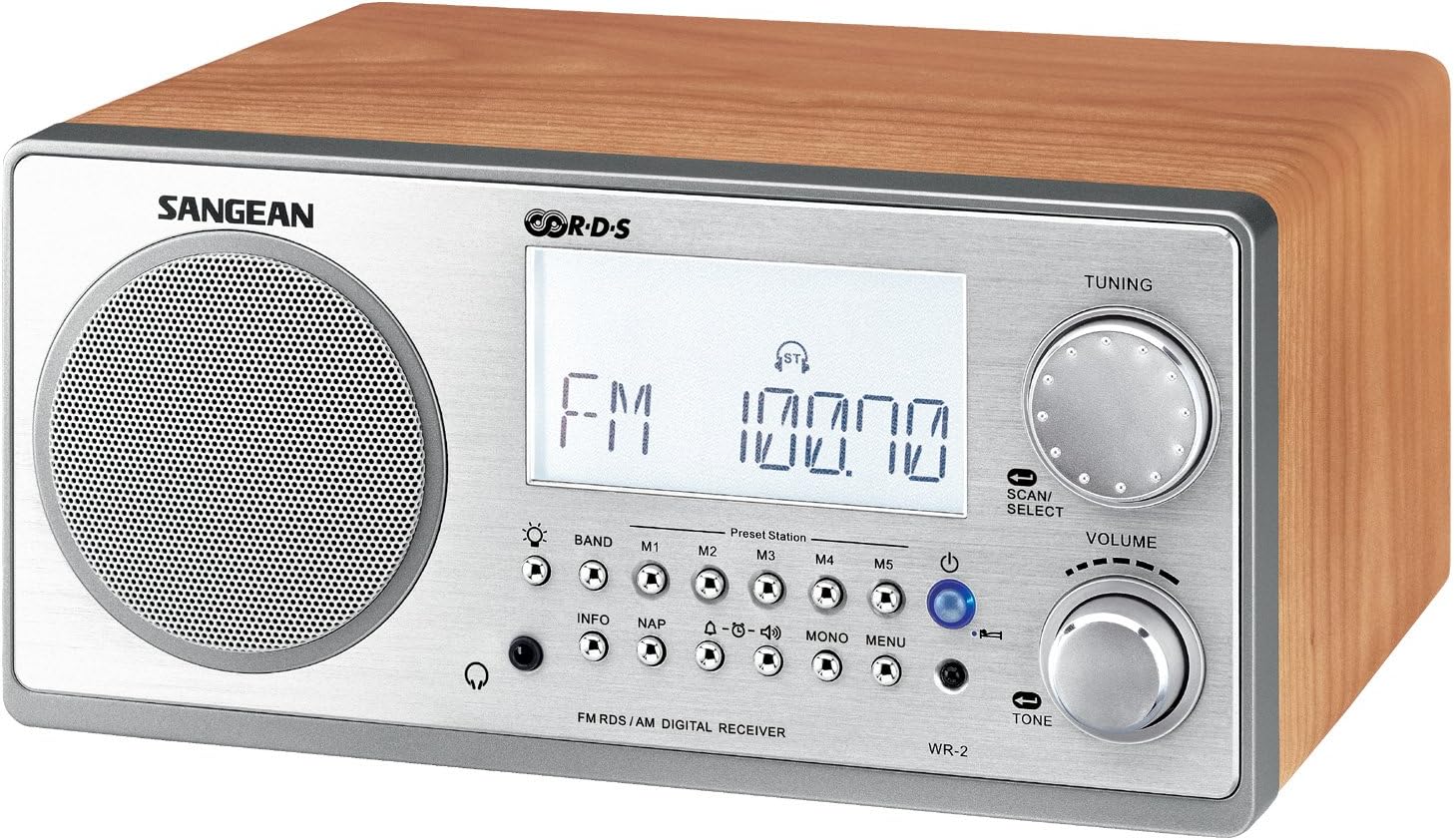 Amazon.com: Boston Acoustics Receptor Clock Radio (Platinum) : Home ...
