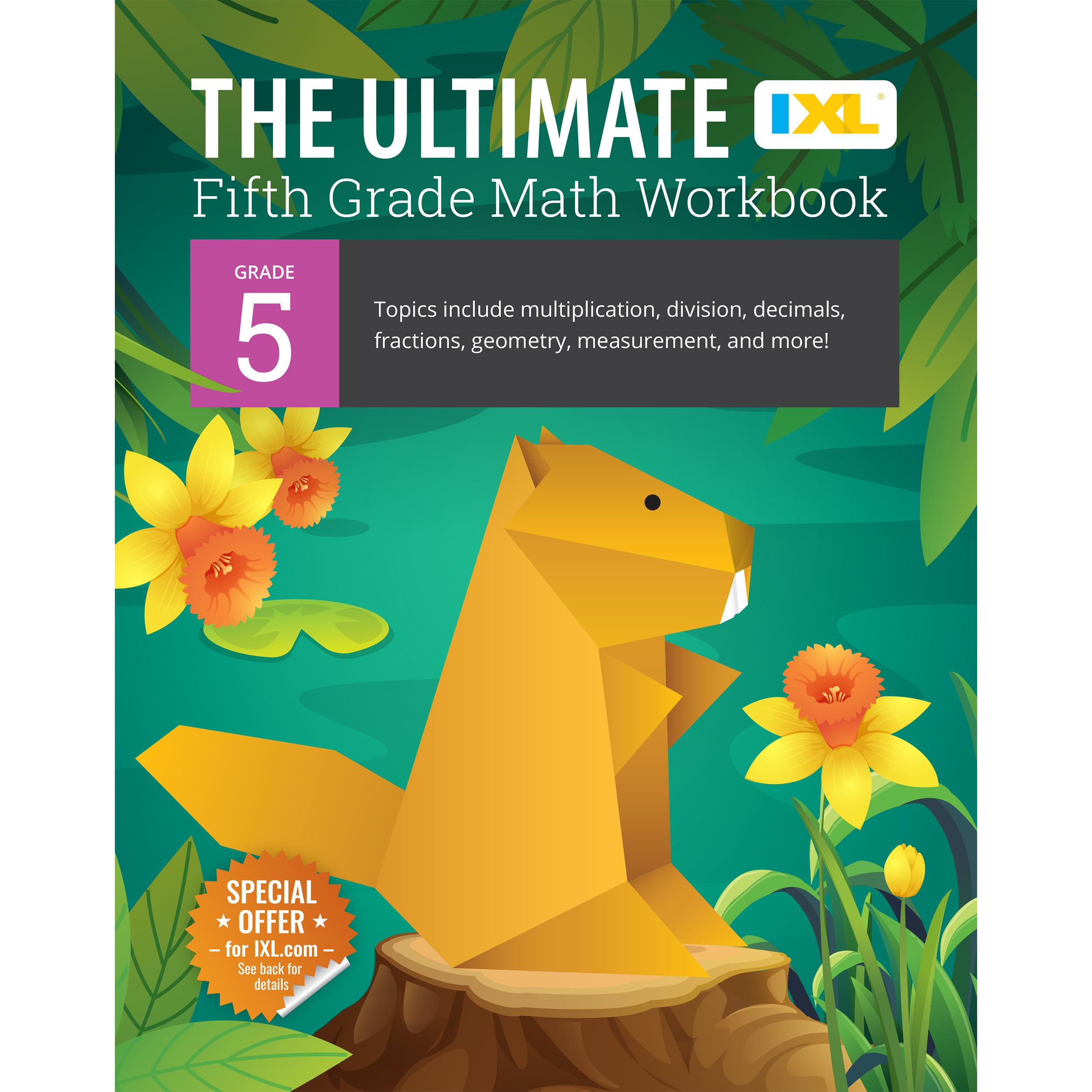 IXL The Ultimate 5th Grade Math Workbooks, Mathematics Book for Kids ...