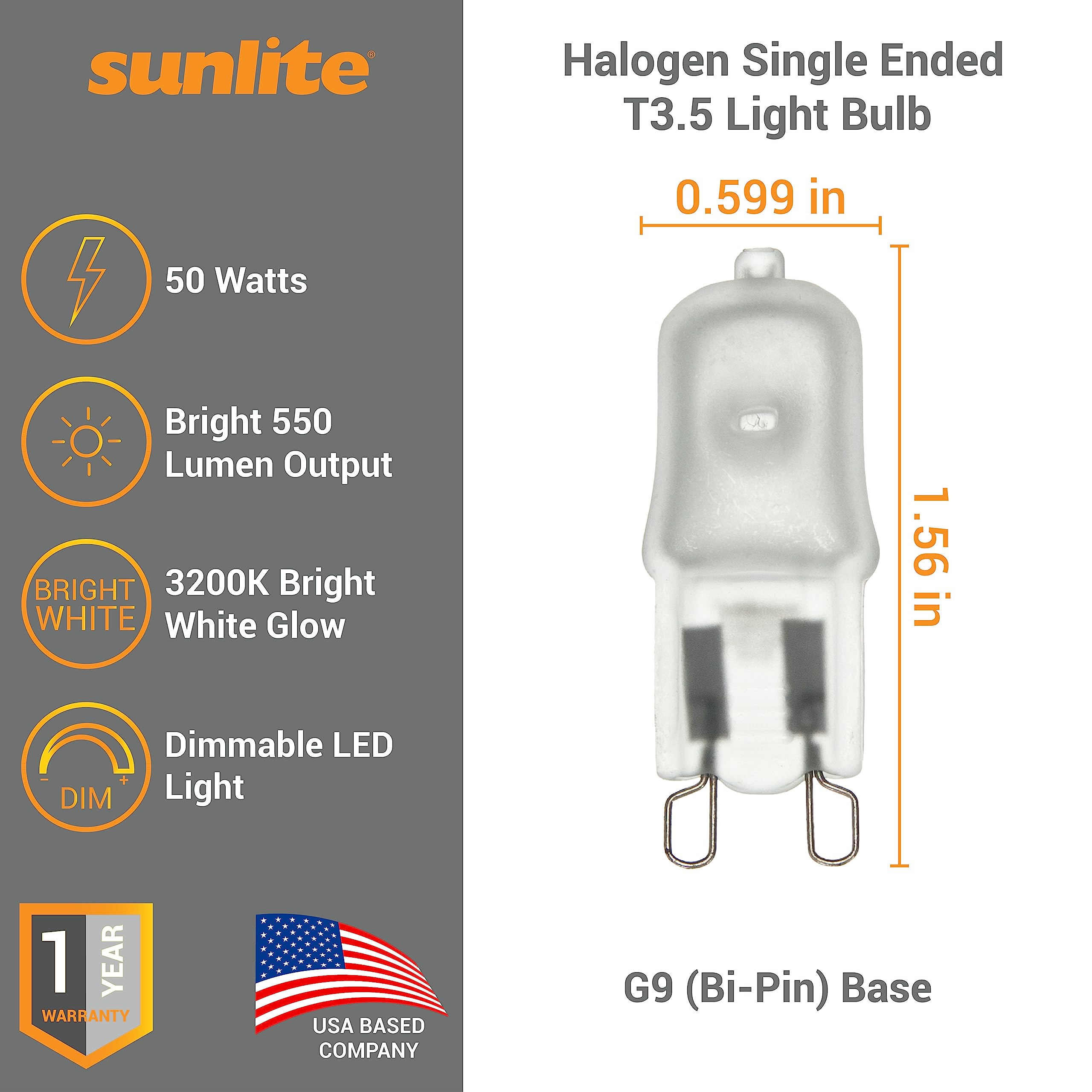 50 Watt 12 Volt Halogen