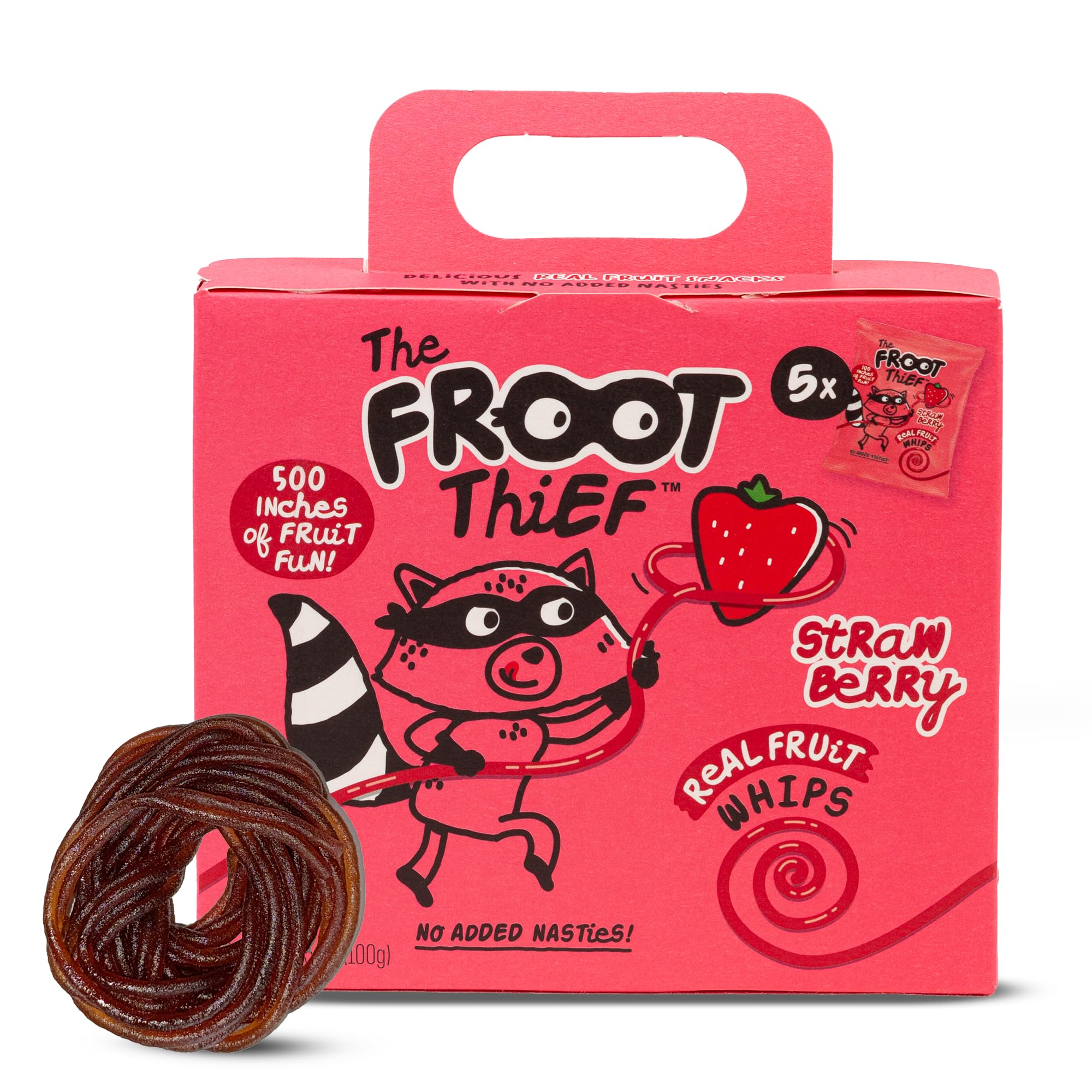 Amazon.com: The FROOT Thief Real Fruit Snack Whips, Strawberry, Nut ...