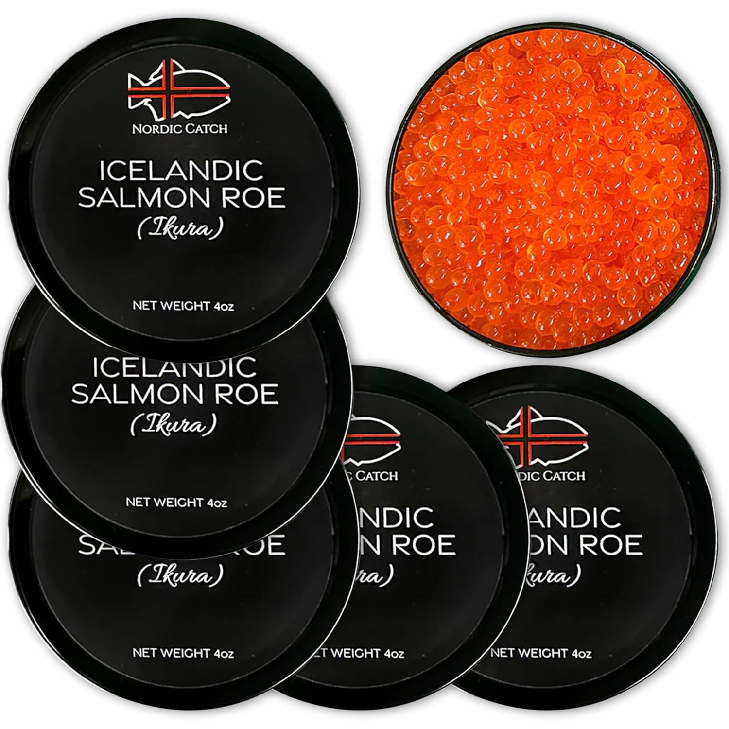 Amazon.com: Nordic Catch Icelandic Salmon Roe (Ikura), Salmon Caviar Wild Caught in Iceland’s ...