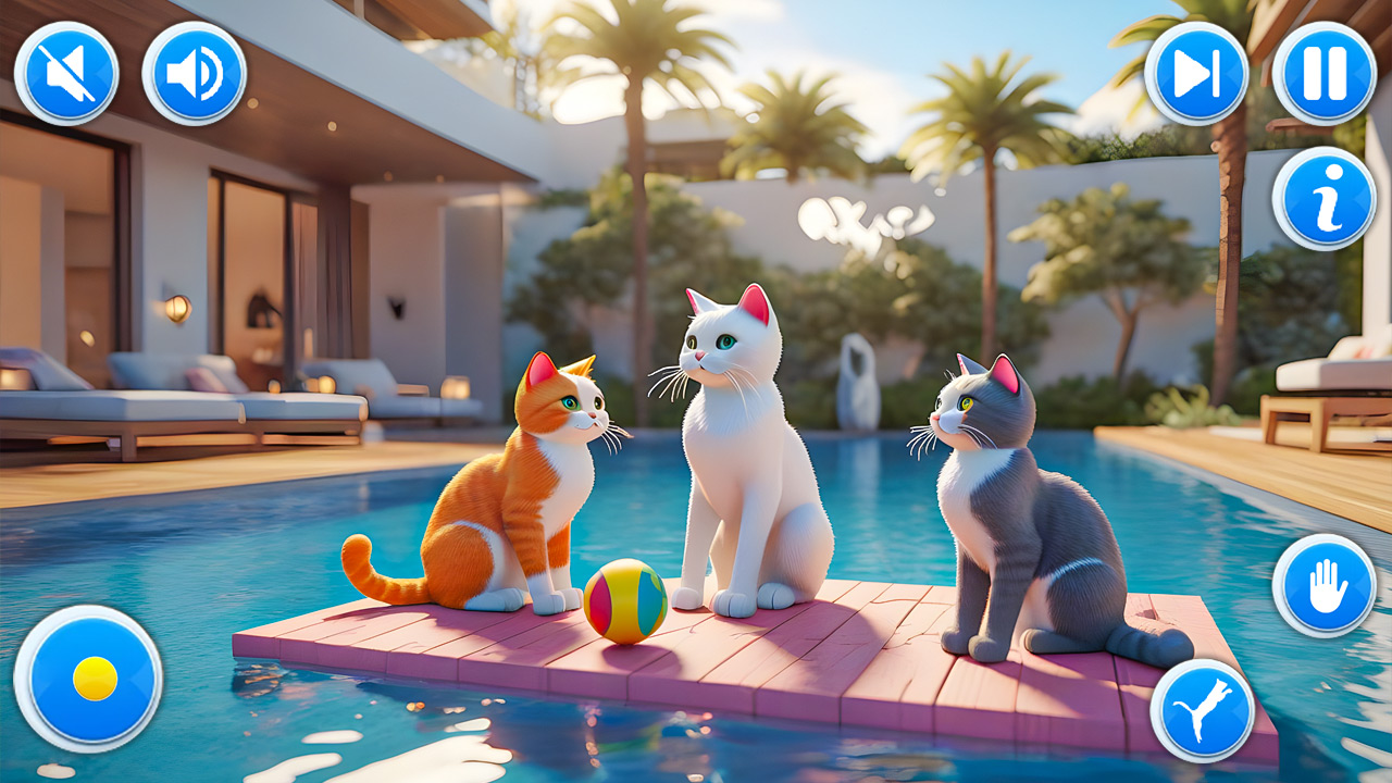 My Cute Virtual Pet Cat Simulator Game 2024: Ultimate Animal Kitten ...