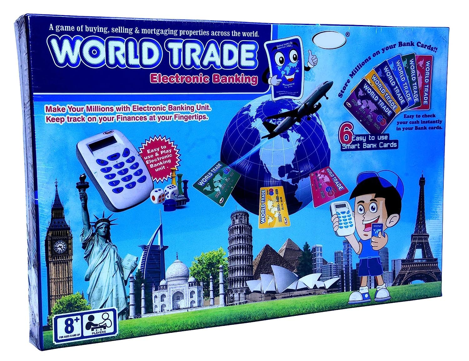 Buy MGC Ratna's Amazing World Trade Business Board Game Set for Kids ...