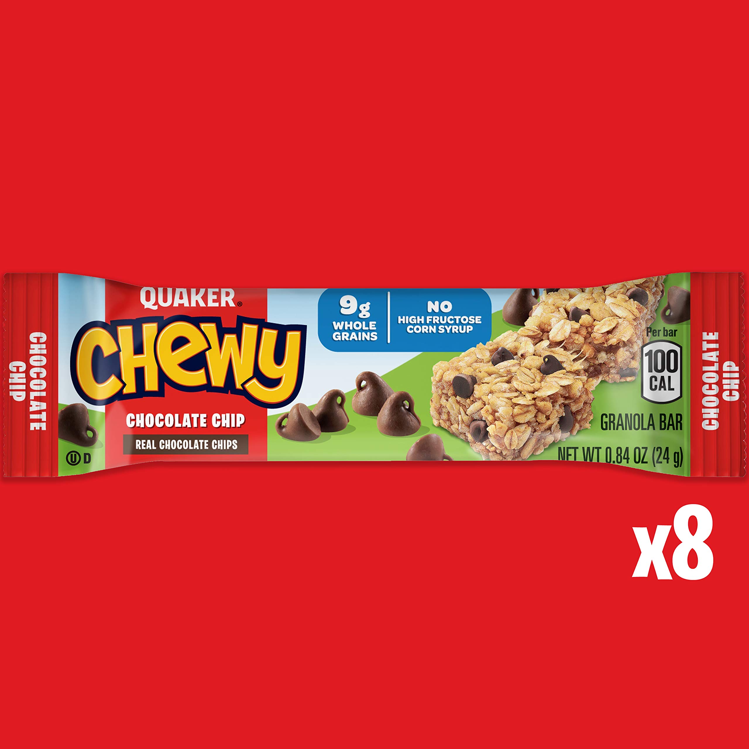 Chewy Chocolate Chip Granola Bar