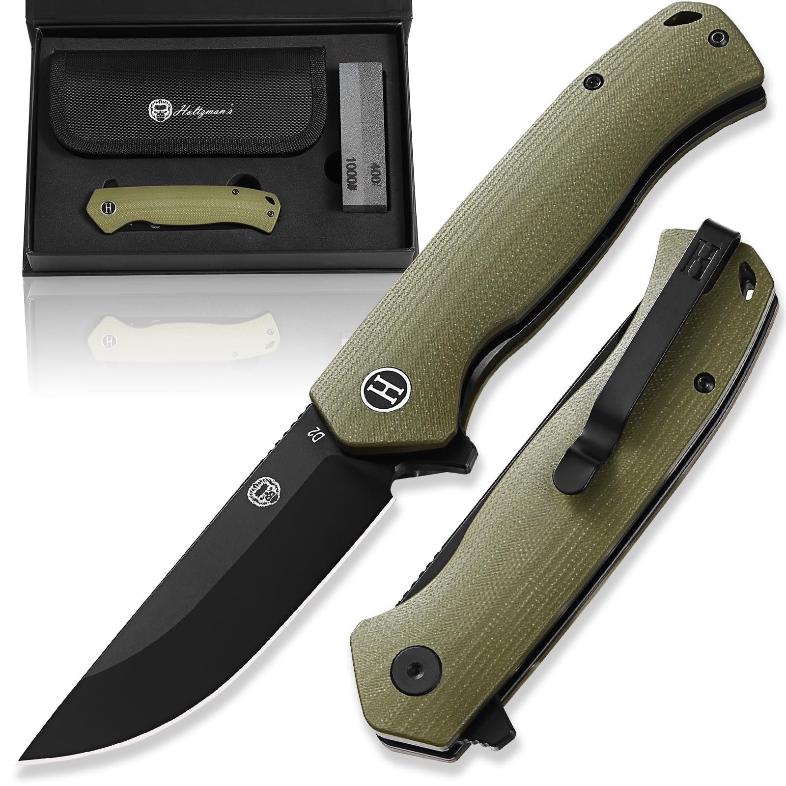 Amazon.com: Holtzman's Gorilla Survival 'Pathfinder' Folding Knife ...