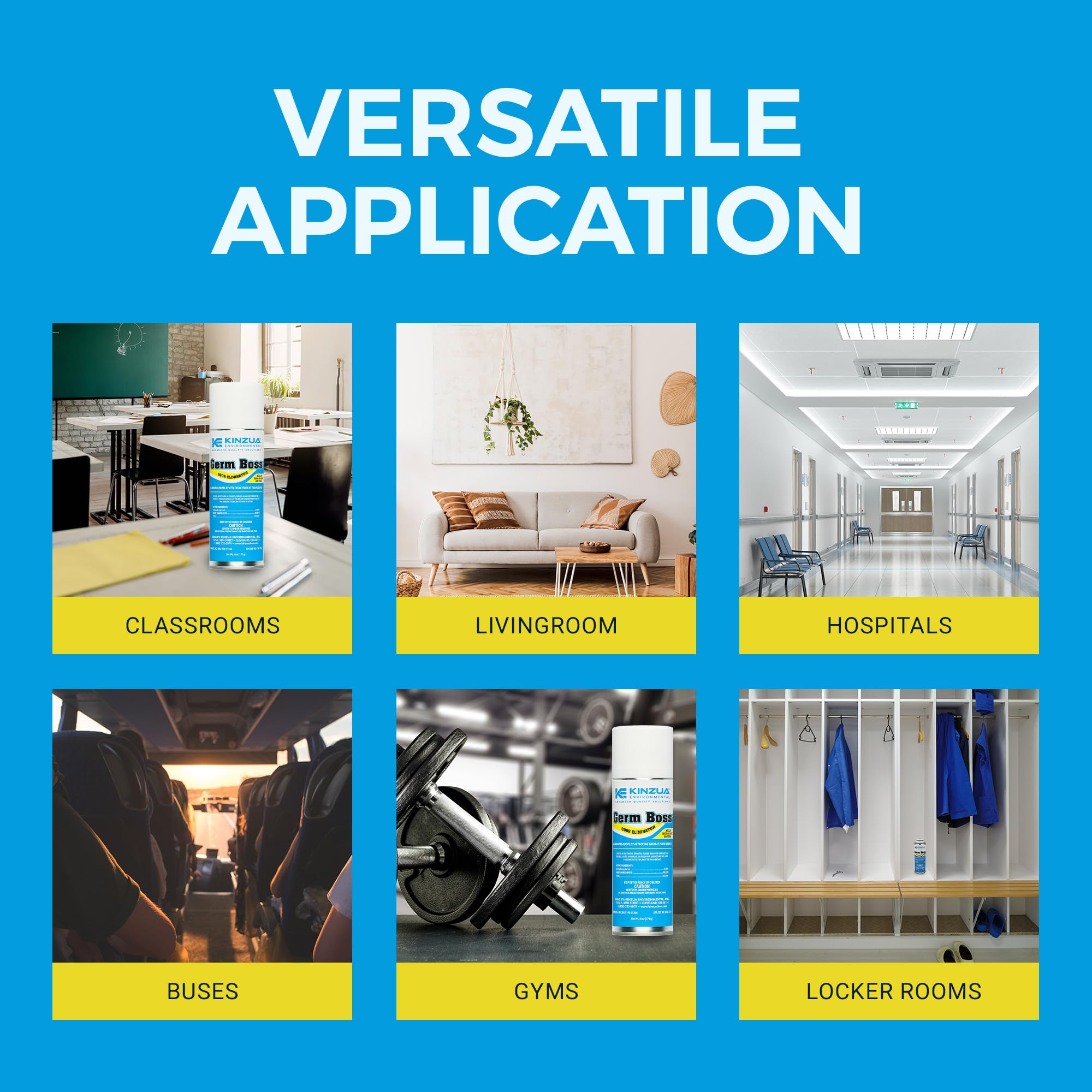 Snapklik.com : Kinzua Environmental Germ Boss Strong Odor Eliminator ...