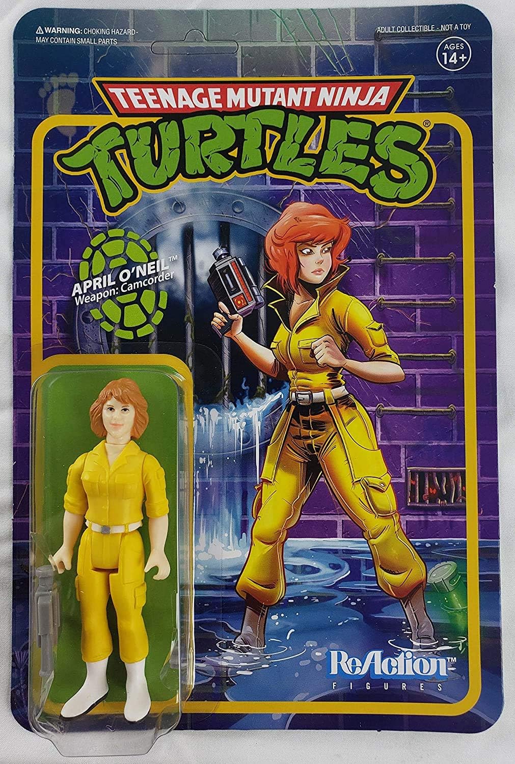 Amazon.com: Super7 Teenage Mutant Ninja Turtles: April O'Neil Reaction ...