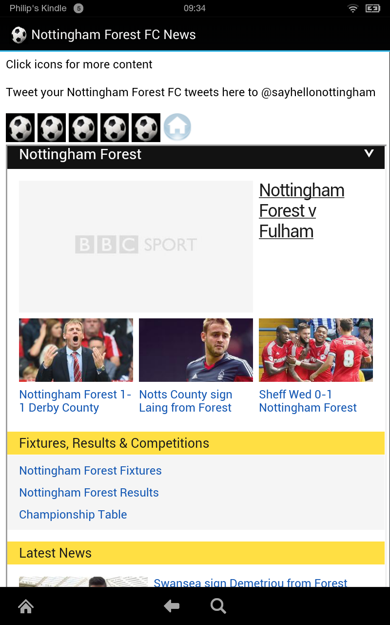 Nottingham Forest FC 100% Unofficial FansApp Ad Free - App on Amazon ...