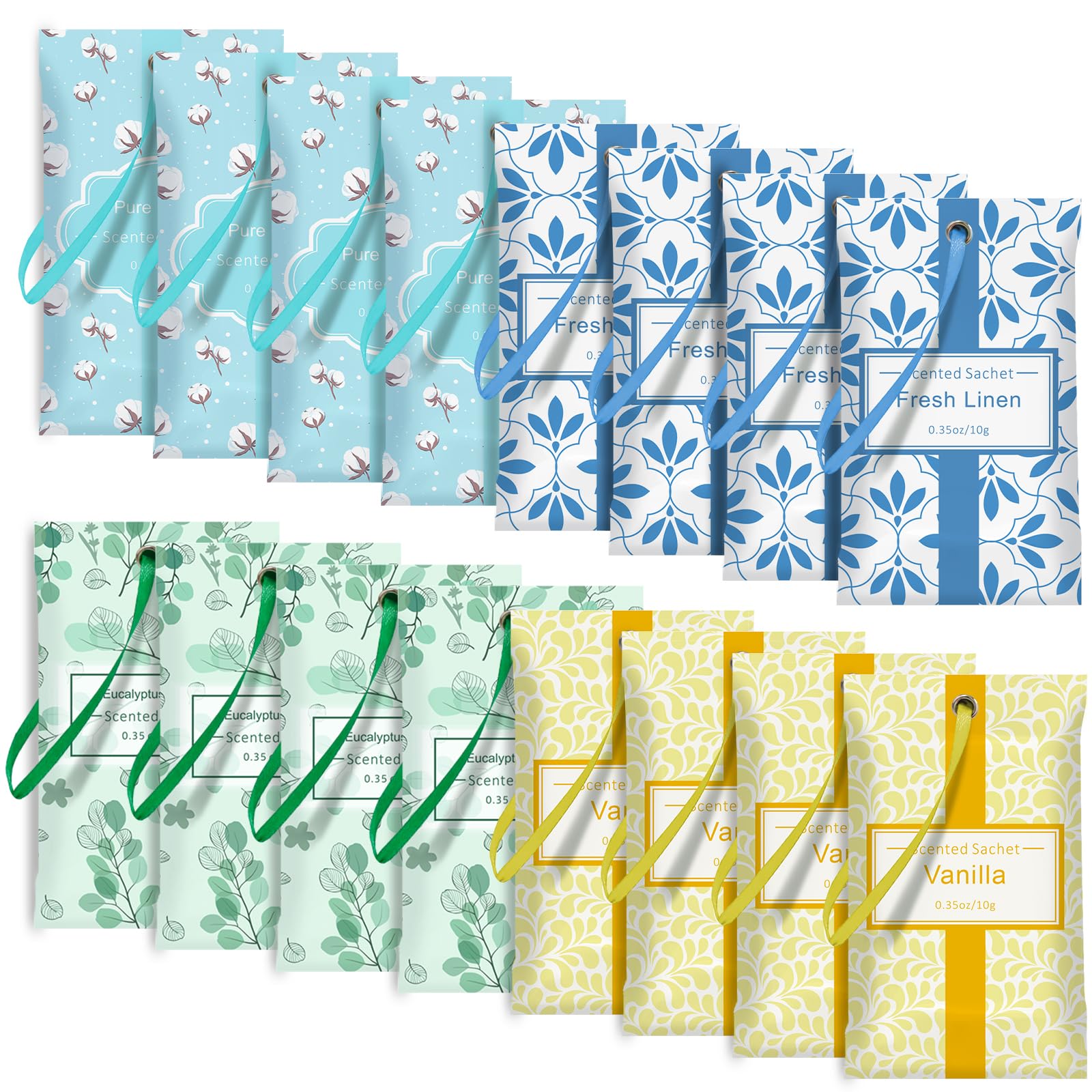 Amazon.com: SCENTORINI Sachets for Drawers and Closets, Sachets Bags ...