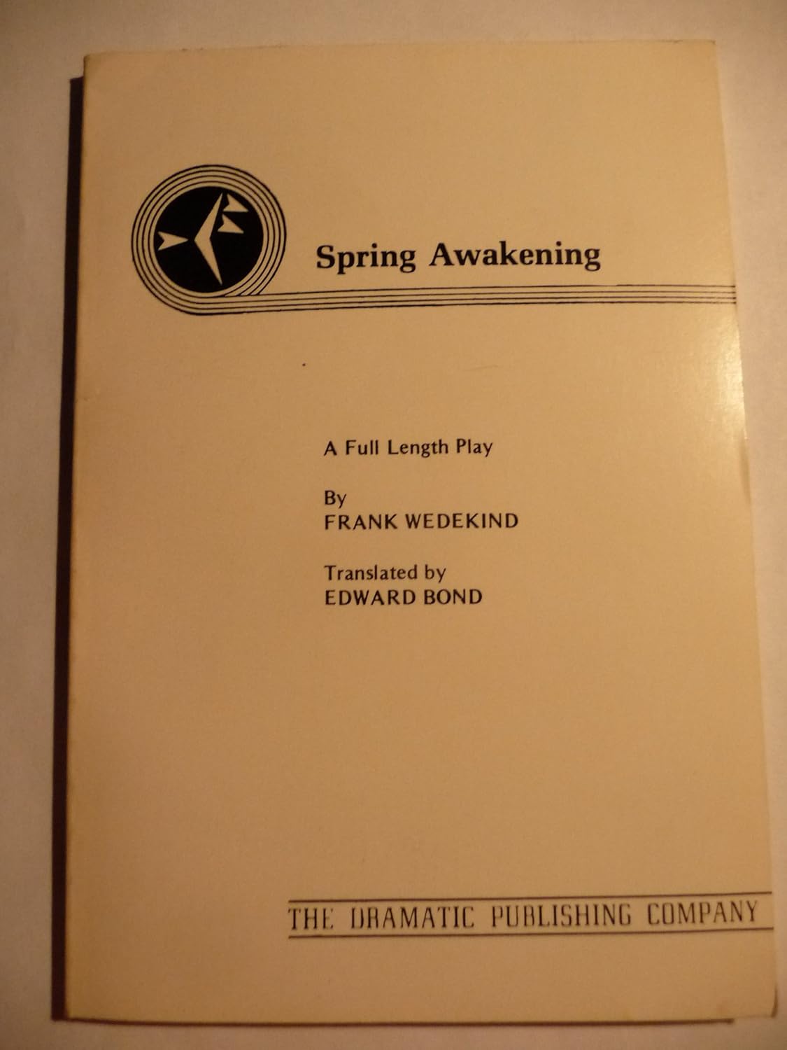Spring Awakening (A Full Length Play): Frank Wedekind, Edward Bond ...