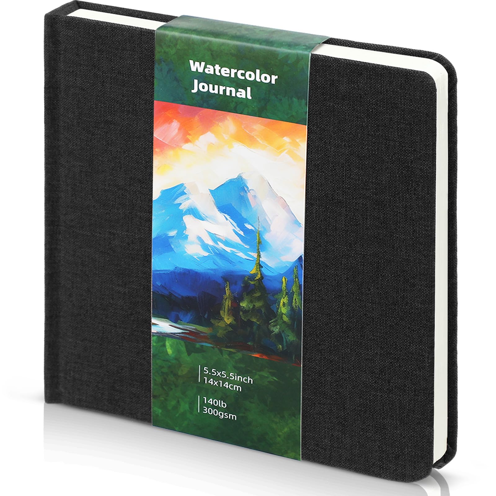 Amazon.com: Dispowreath 5.5" x 5.5" Watercolor Journals Sketchbooks ...