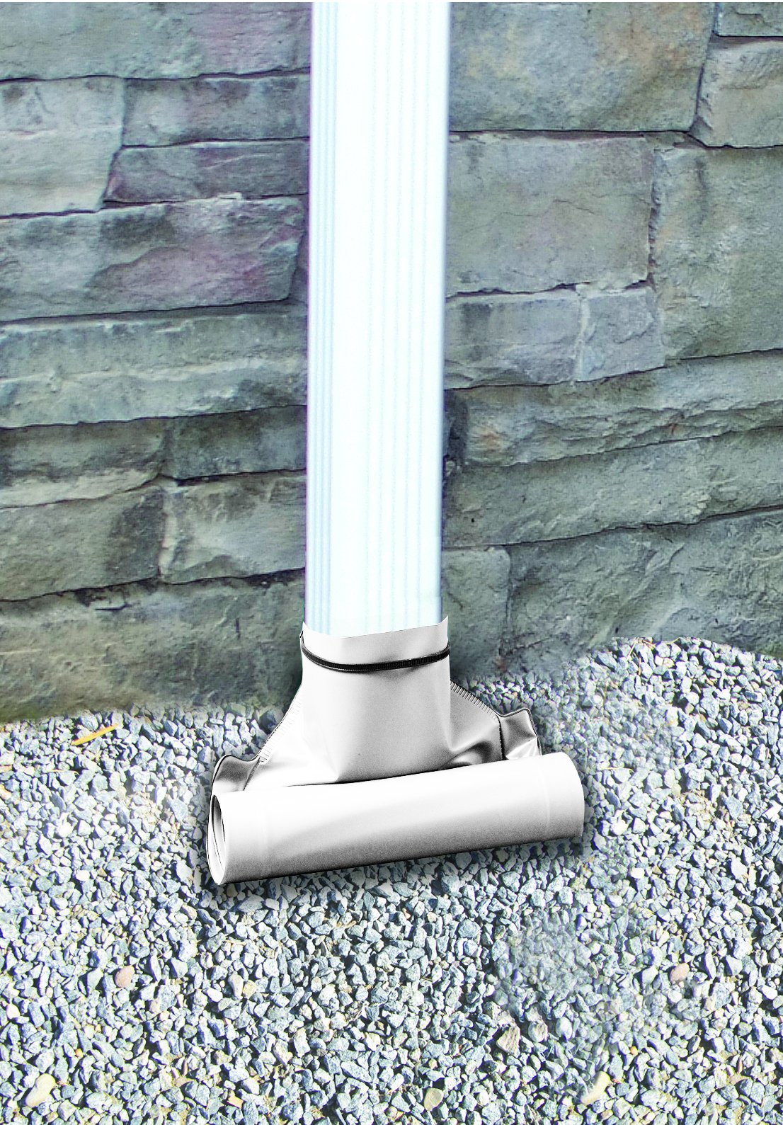 Snapklik.com : Frost King DE46WH Automatic Plastic Drain Away Downspout ...