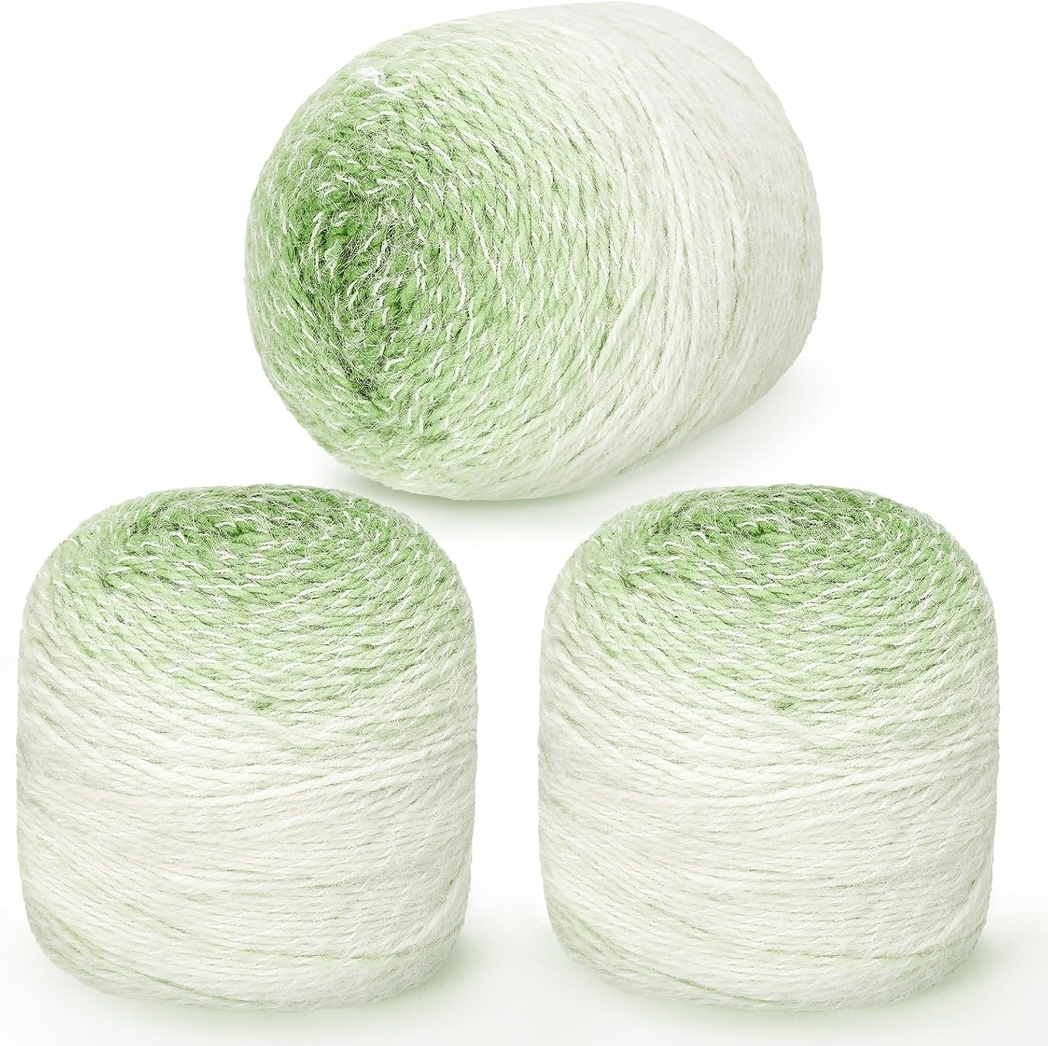 Amazon.com: 3 Pack Ombre Yarn for Crocheting, 80g/2.65oz Fluffy Soft ...