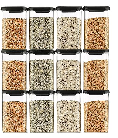 Buy 1100ml Air tight Containers Set For Kitchen | Food Storage Kitchen ...