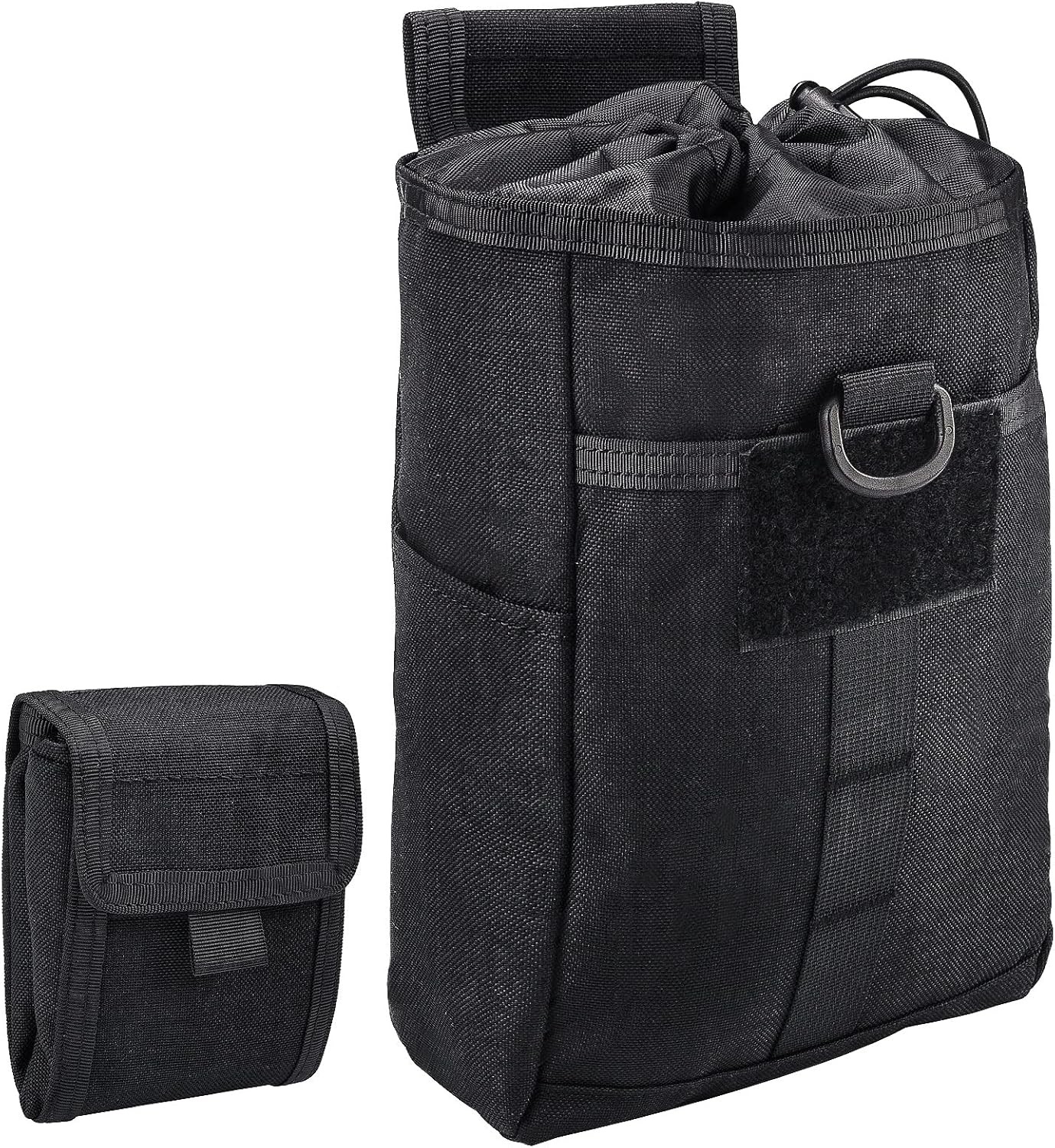 Amazon.com : Molle Dump Pouch Drawstring Utility Drop Pouch Folding ...