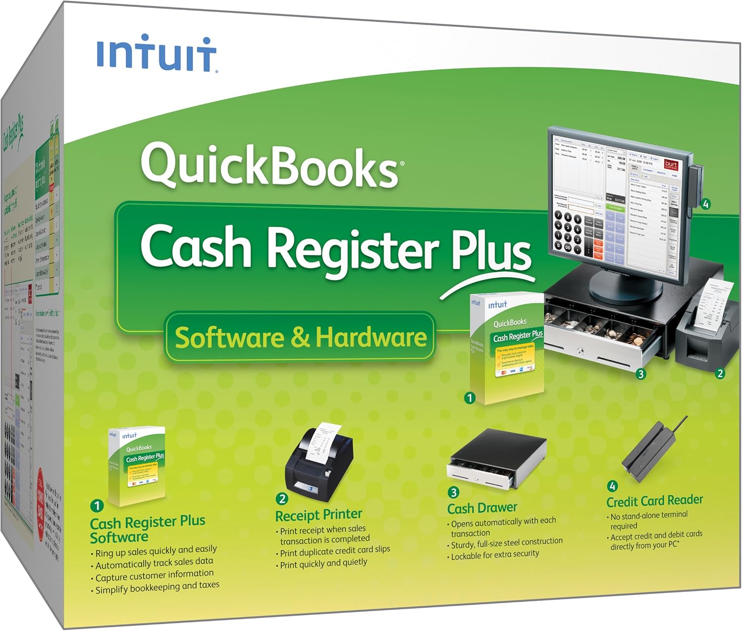 Amazon.com: QuickBooks Cash Register Plus Software & Hardware 2010