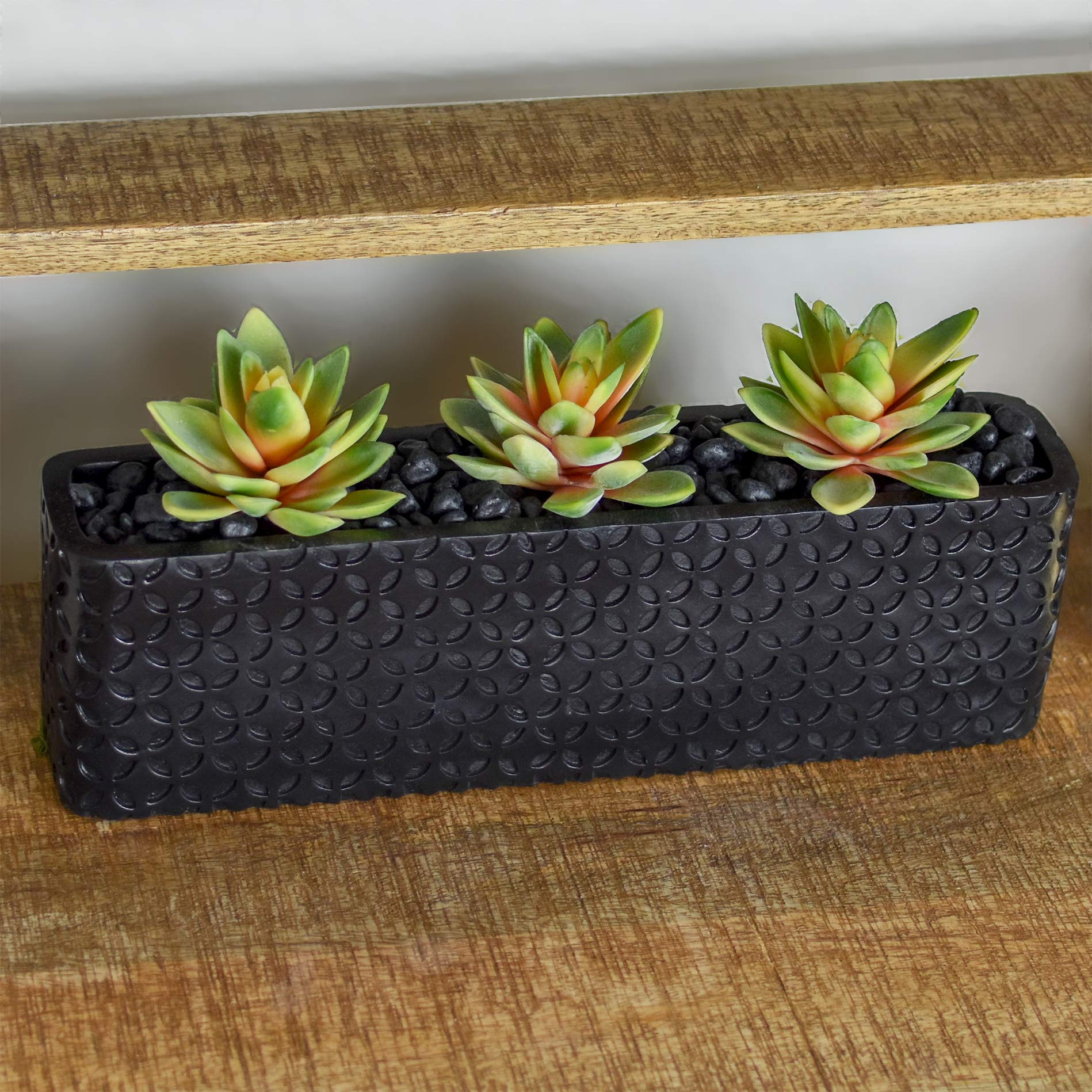 SEEKO Centerpiece Table Decorations - Coffee Table Décor & Dining Room Décor - Potted Faux ...