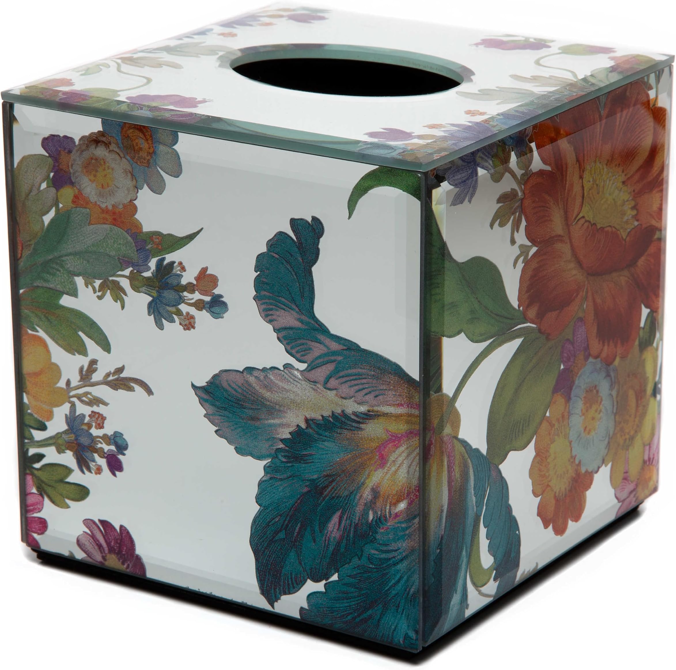 Amazon.com: Christmas Linen Tissue Box Cover - Square Embroidered Gifts ...