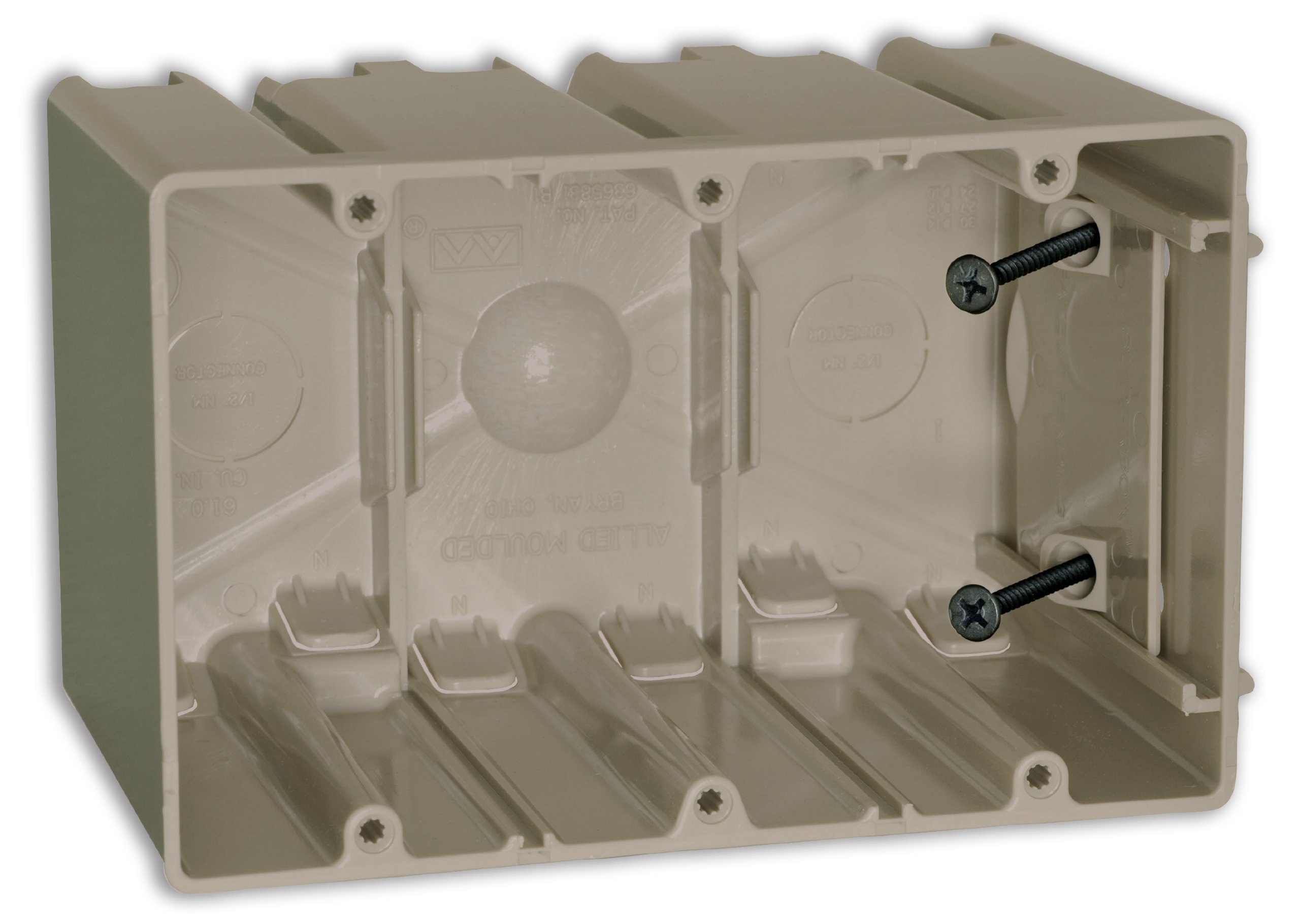 Allied Moulded SB=3 Sliderbox Adjustable Box - Electrical Boxes ...