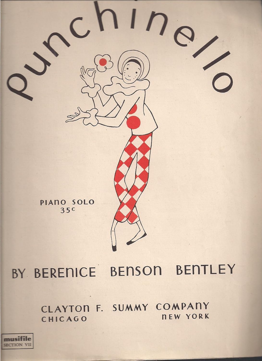 Punchinello, Piano Solo: Amazon.com: Books