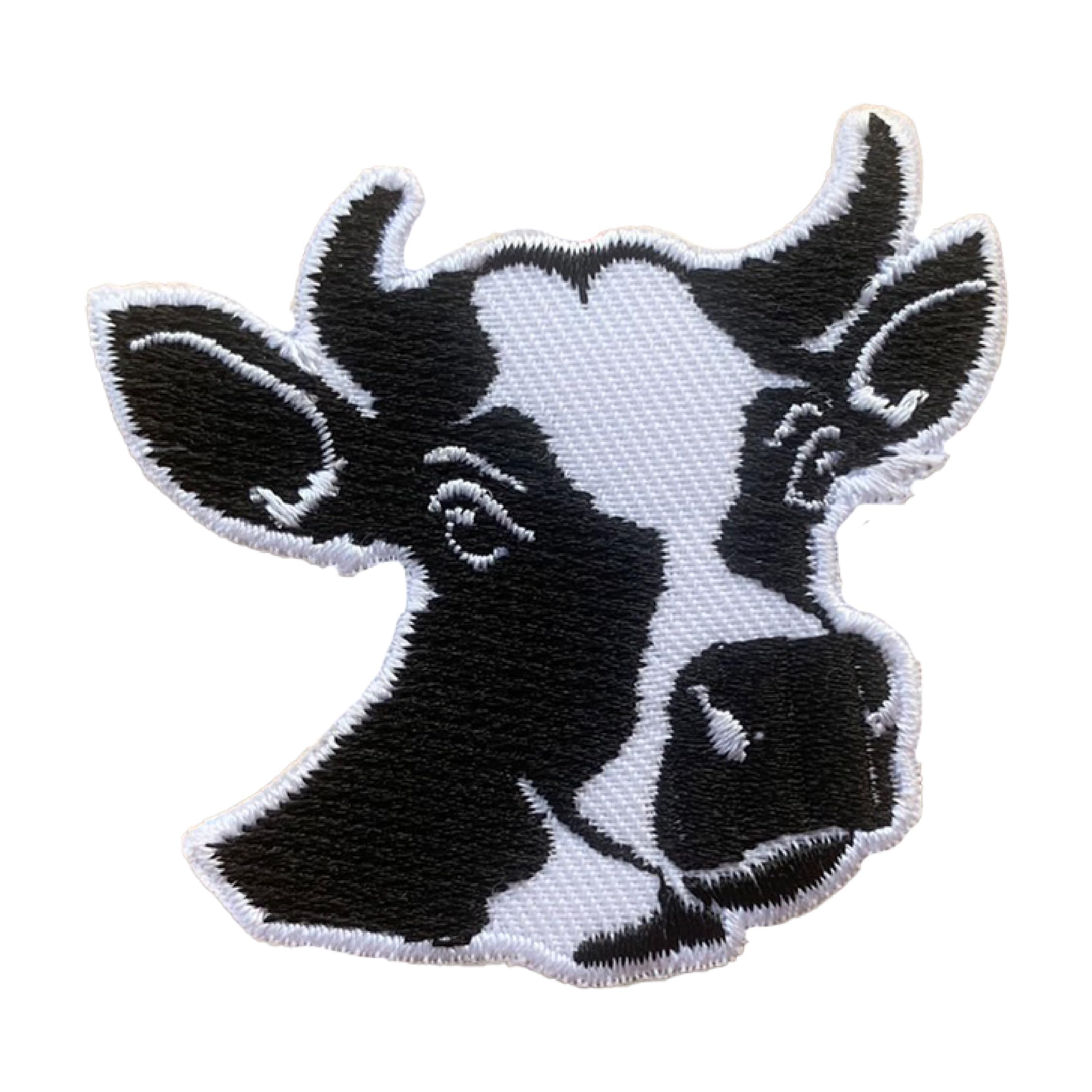 Amazon.com: Cow Iron On Patches Embroidered Applique Iron On for Jeans ...