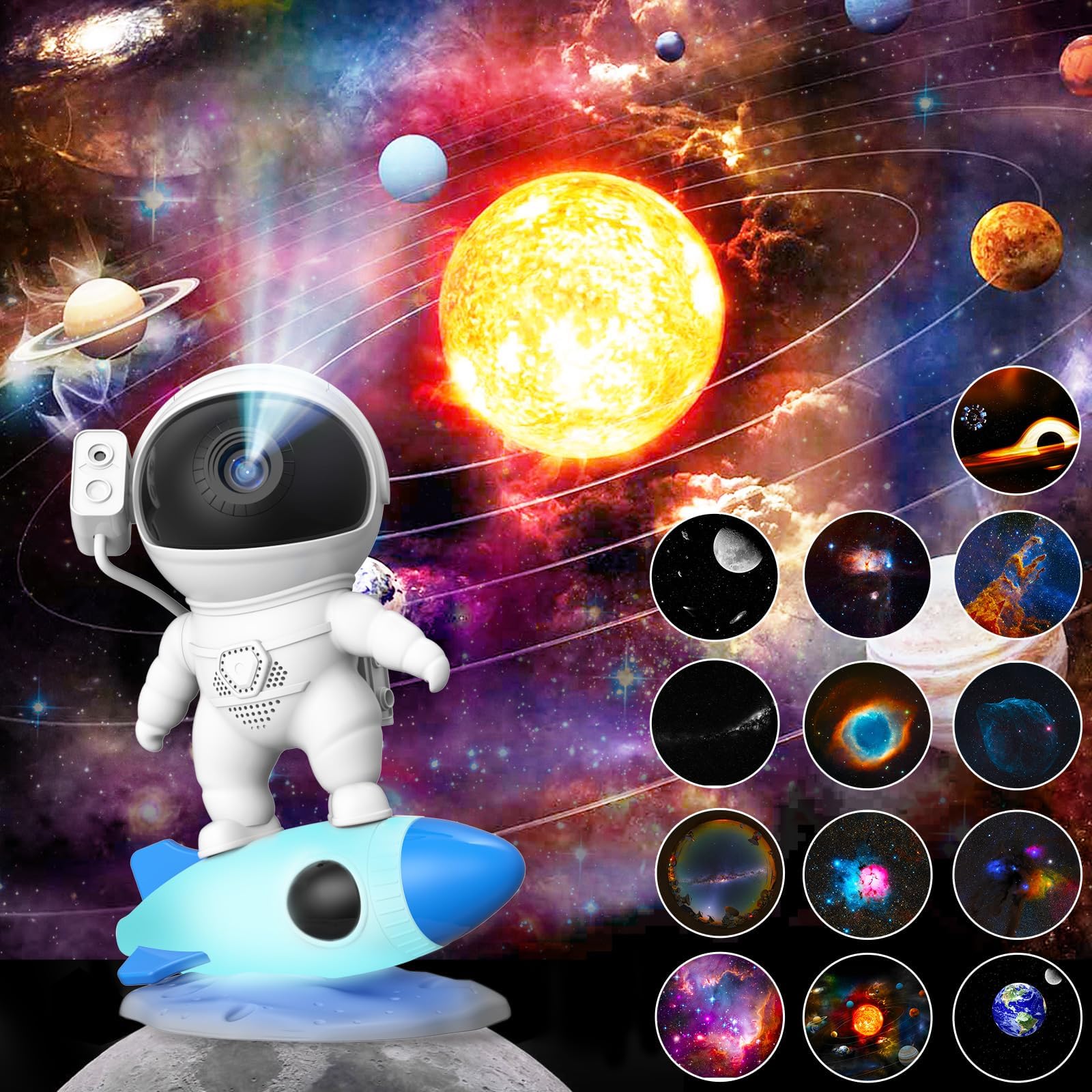 Galaxy Projector - 13 in 1 Planetarium Star Projector - Solar System ...