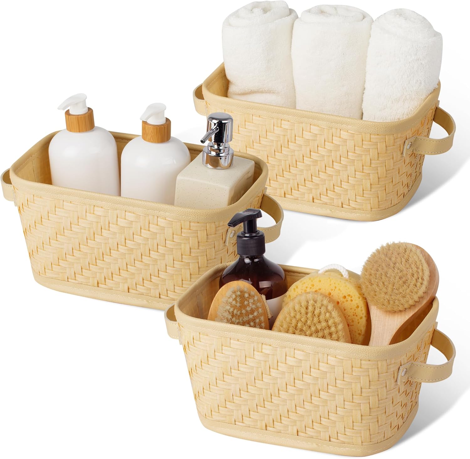 Amazon.com: GRANNY SAYS Wicker Storage Baskets, Wicker Basket with ...