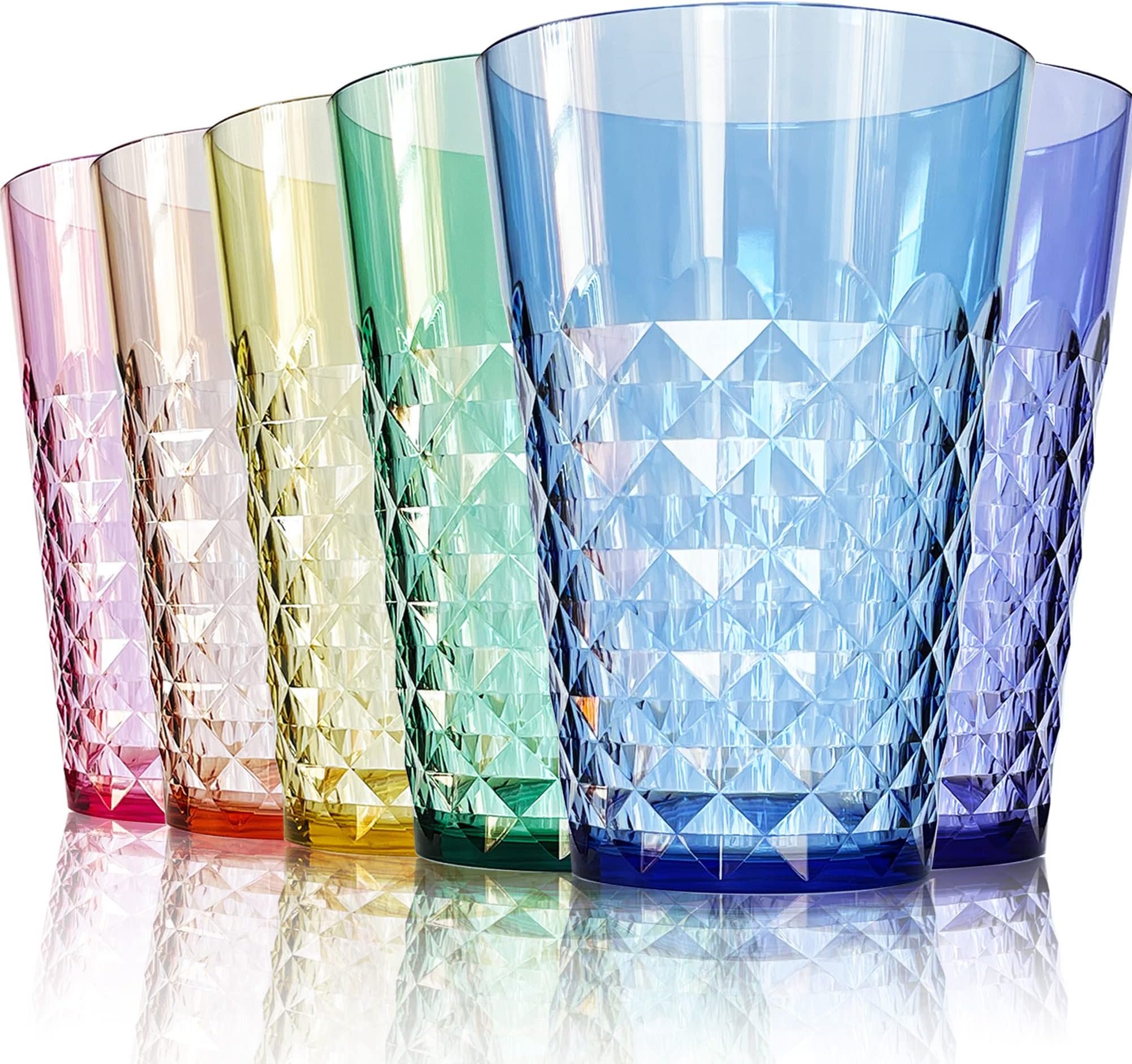 Amazon.com: SCANDINOVIA - 19oz Unbreakable Premium Drinking Glasses Set ...