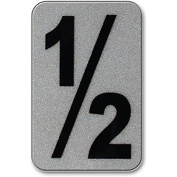 Reflective Peel & Stick Vinyl Numbers/Letters/Symbols (3 inch, 0 ...