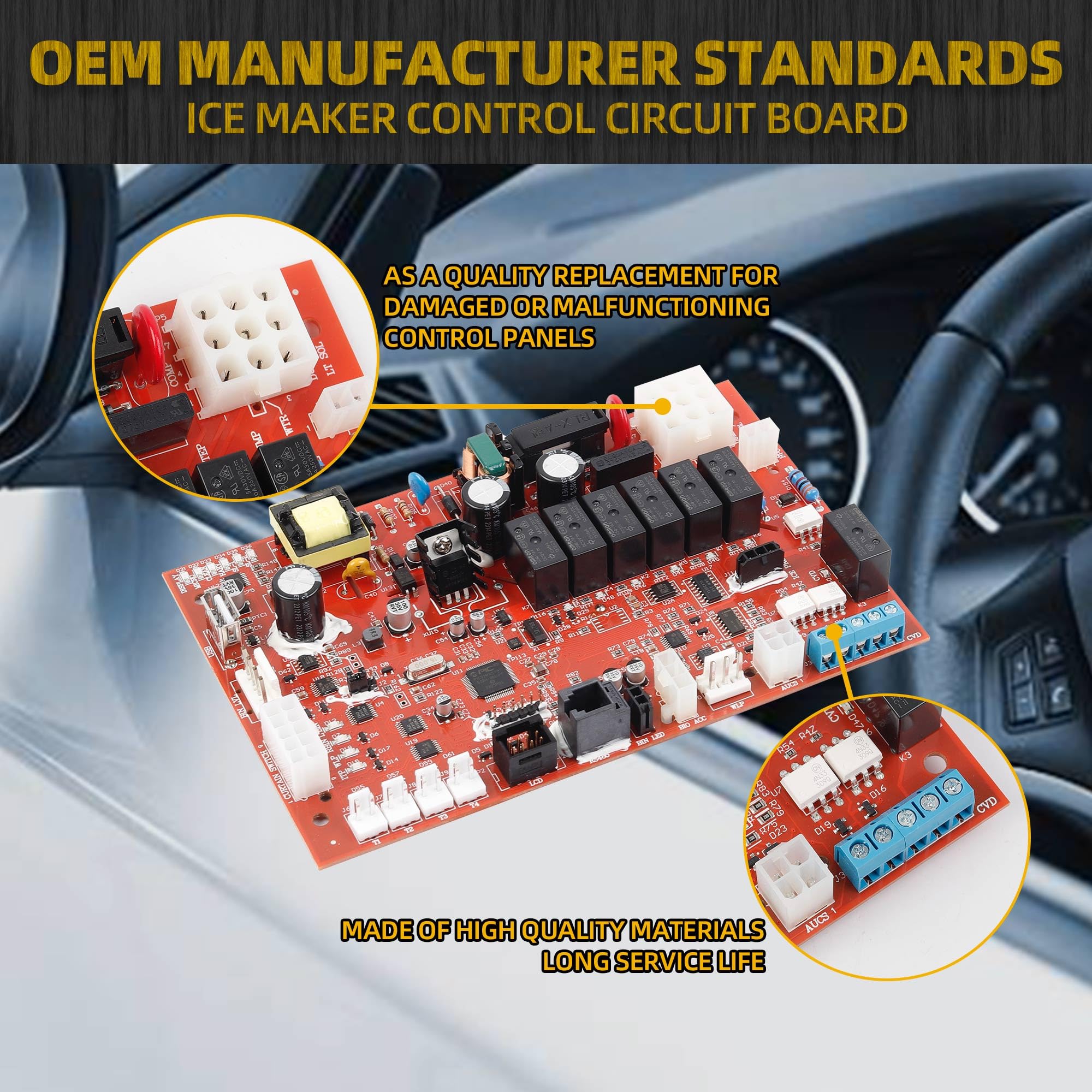 Snapklik.com : Dasbecan 000008309 Ice Maker Control Circuit Board ...