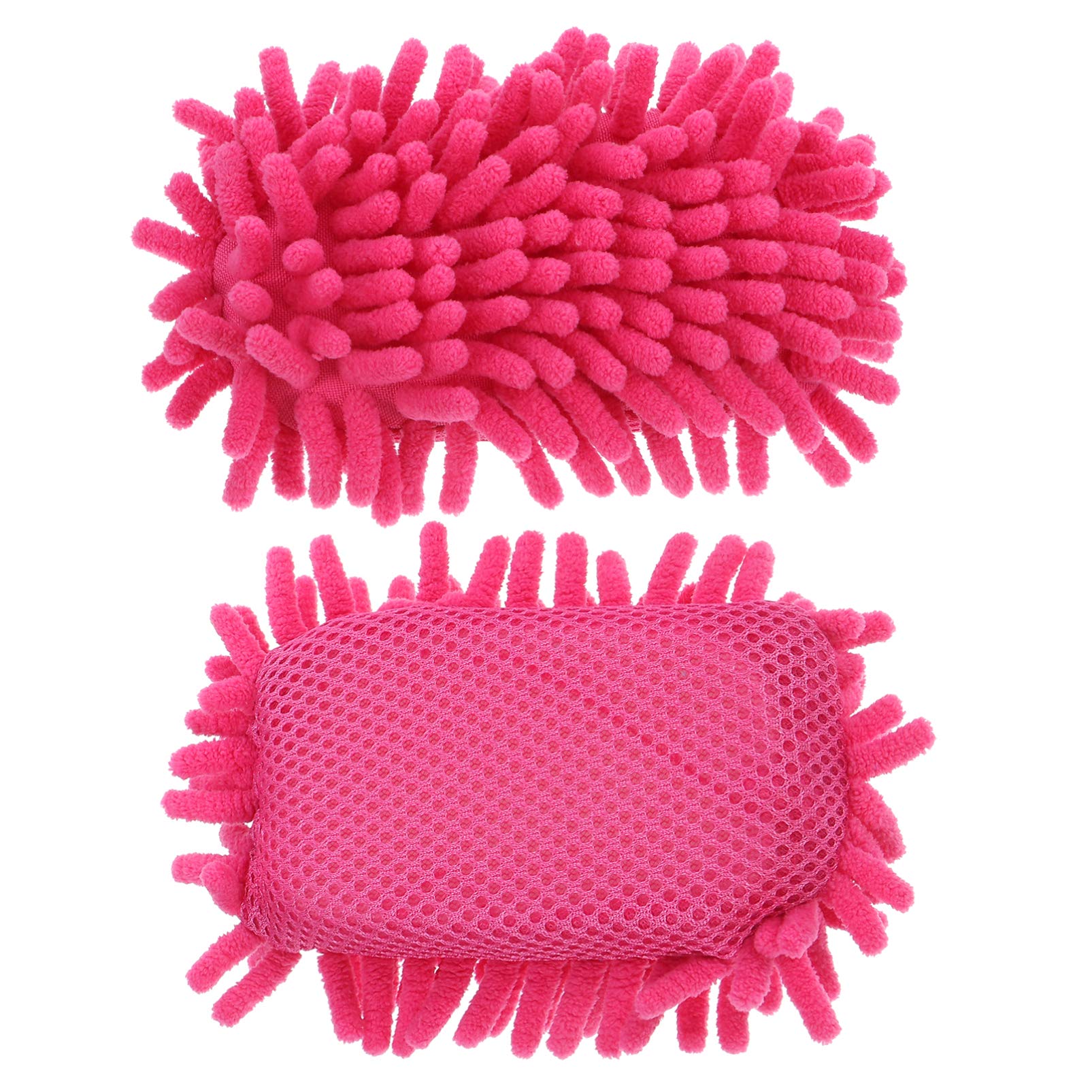 Amazon.com : 2Pcs Microfiber Whiteboard Eraser Car Wash Sponge Mitt ...