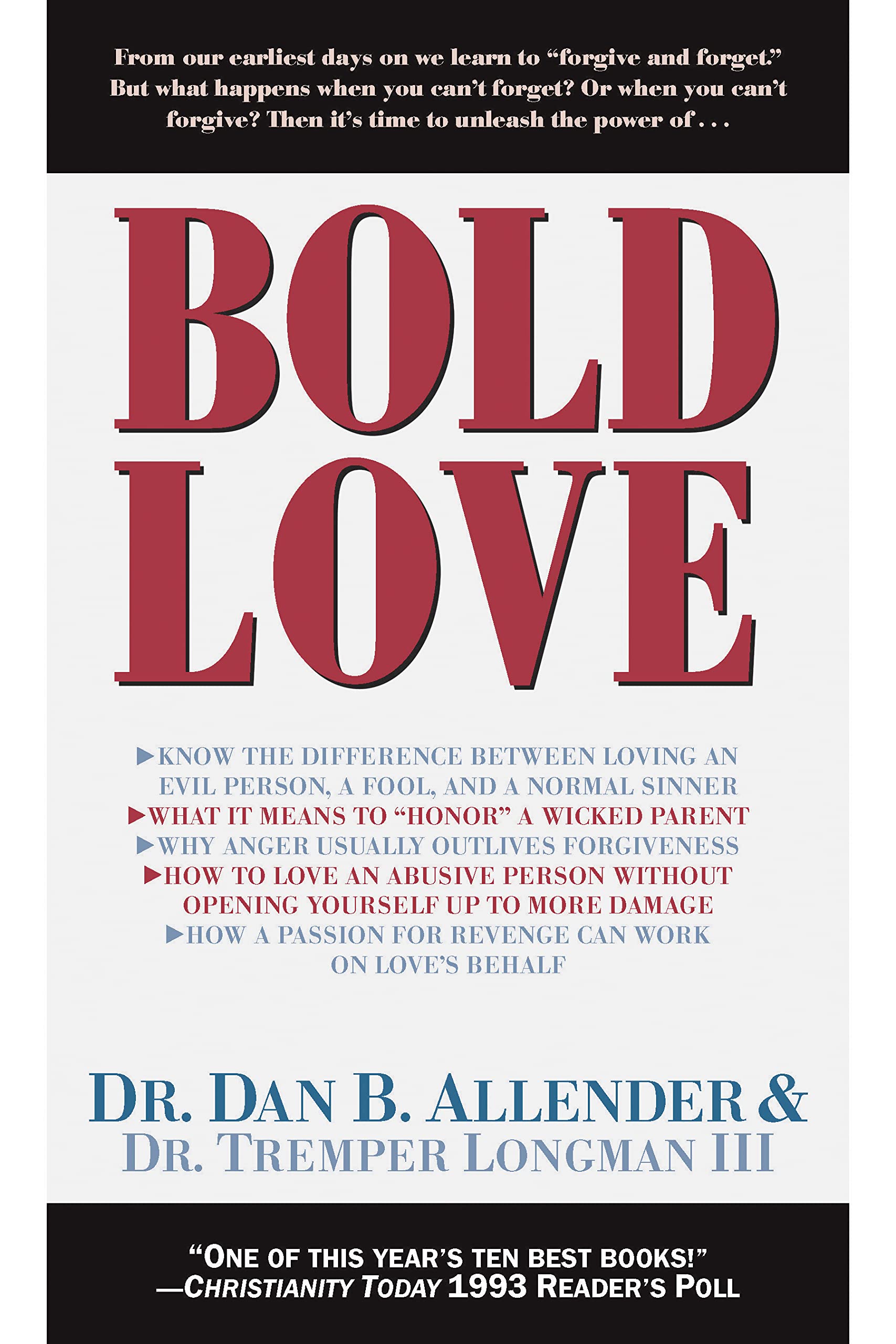 Bold Love: Allender, Dan B, Longman, Tremper: 9780891097037: Amazon.com ...