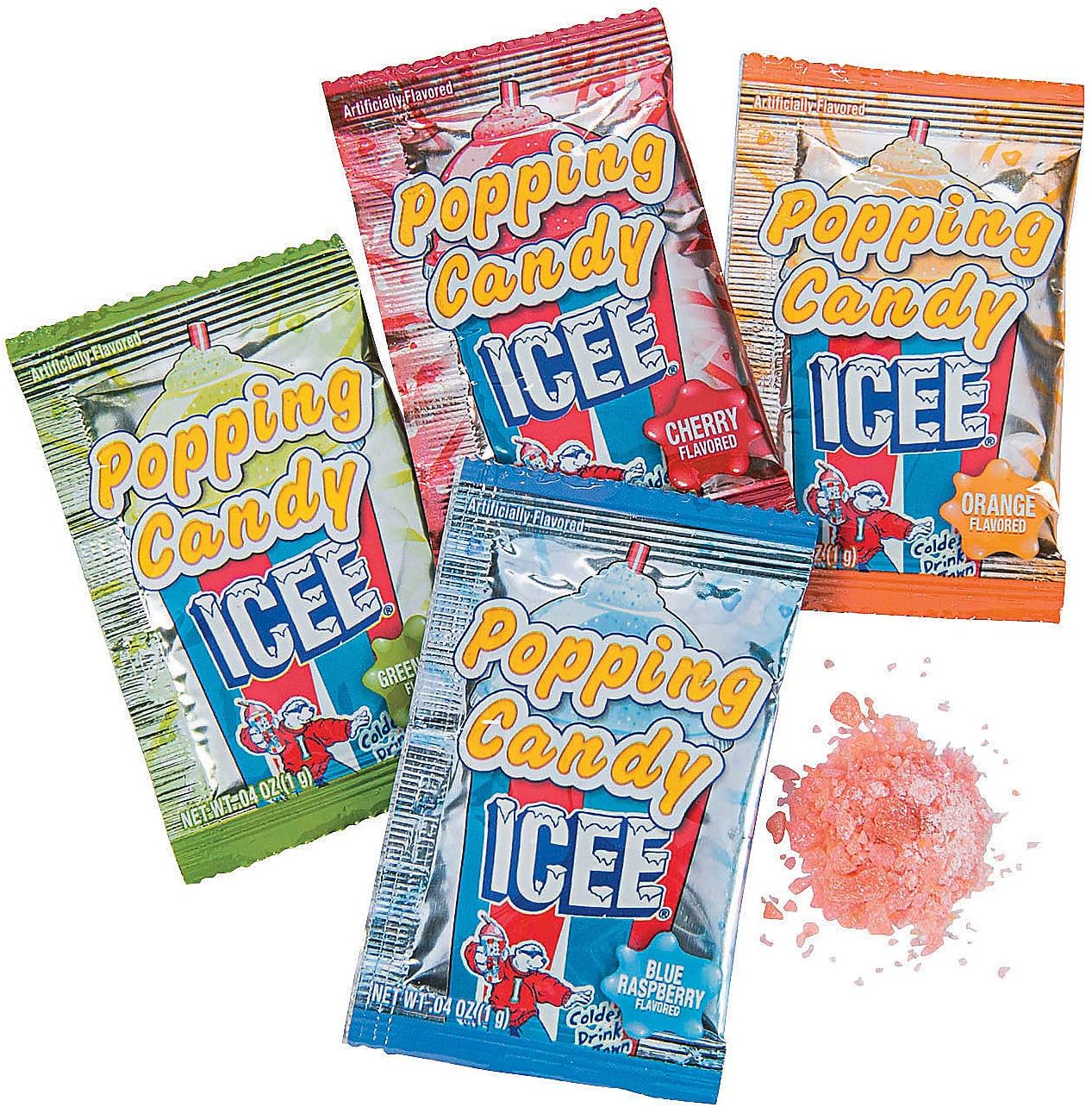 Amazon.com : ICEE Popping Candy in Bulk Bag,8 ounces 250 count ...