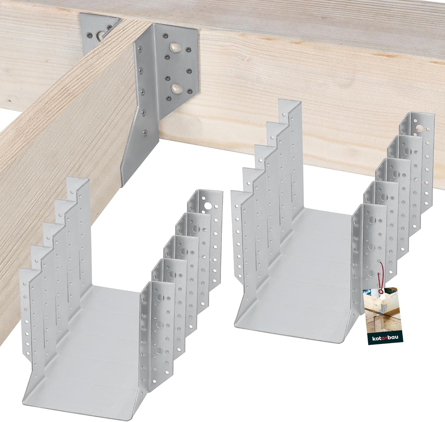KOTARBAU® 10er Set Balkenschuh Typ A 160 mm Holzbalkenverbinder ...