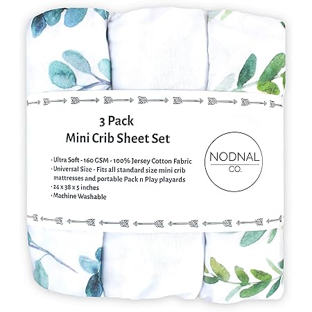 Amazon.com : NODNAL CO. Leafy Pack n Play Playard Portable Mini Crib ...