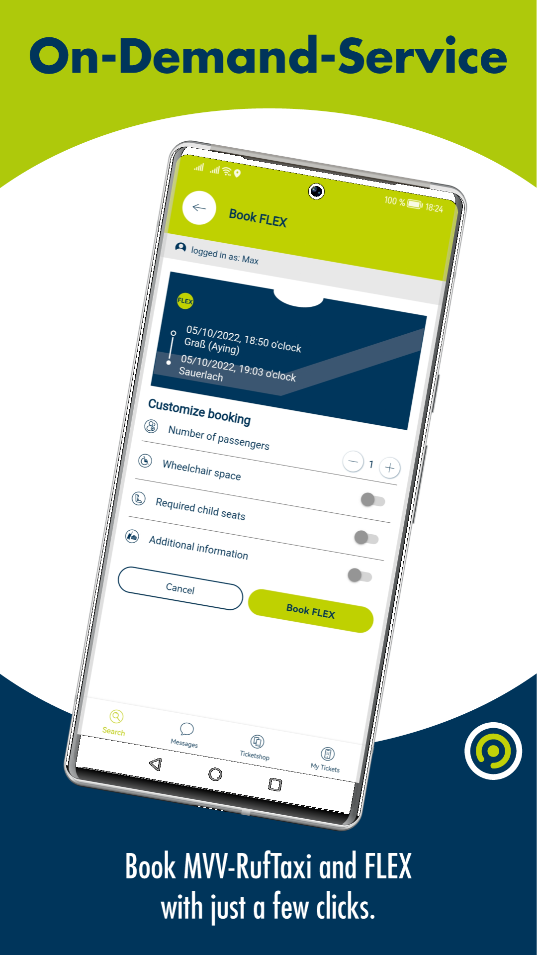 MVV-App – Munich Journey Planner & Mobile Tickets - App on Amazon Appstore