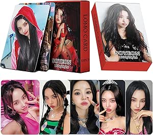 Amazon.com: PYAJUU Soyeon Photo Cards 55pcs (G) I-DLE Soyeon Photocard KPOP GIDLE SOYEON ...