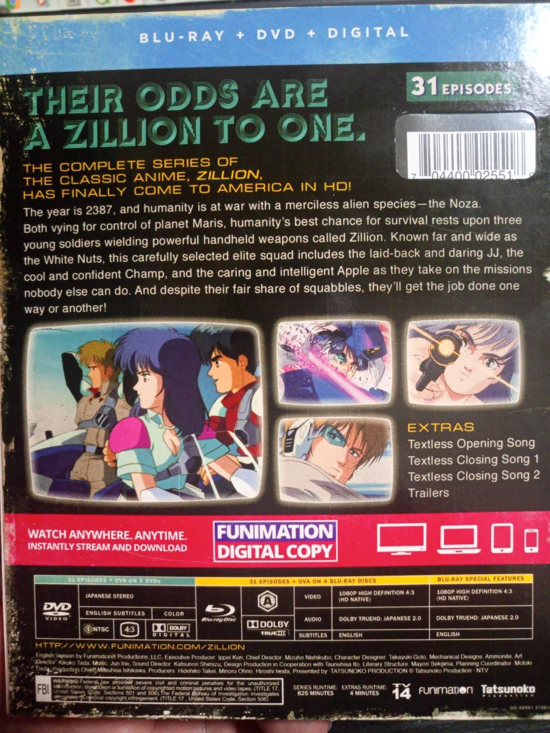 Amazon.co.jp: Zillion: The Complete Series [Blu-ray] : DVD