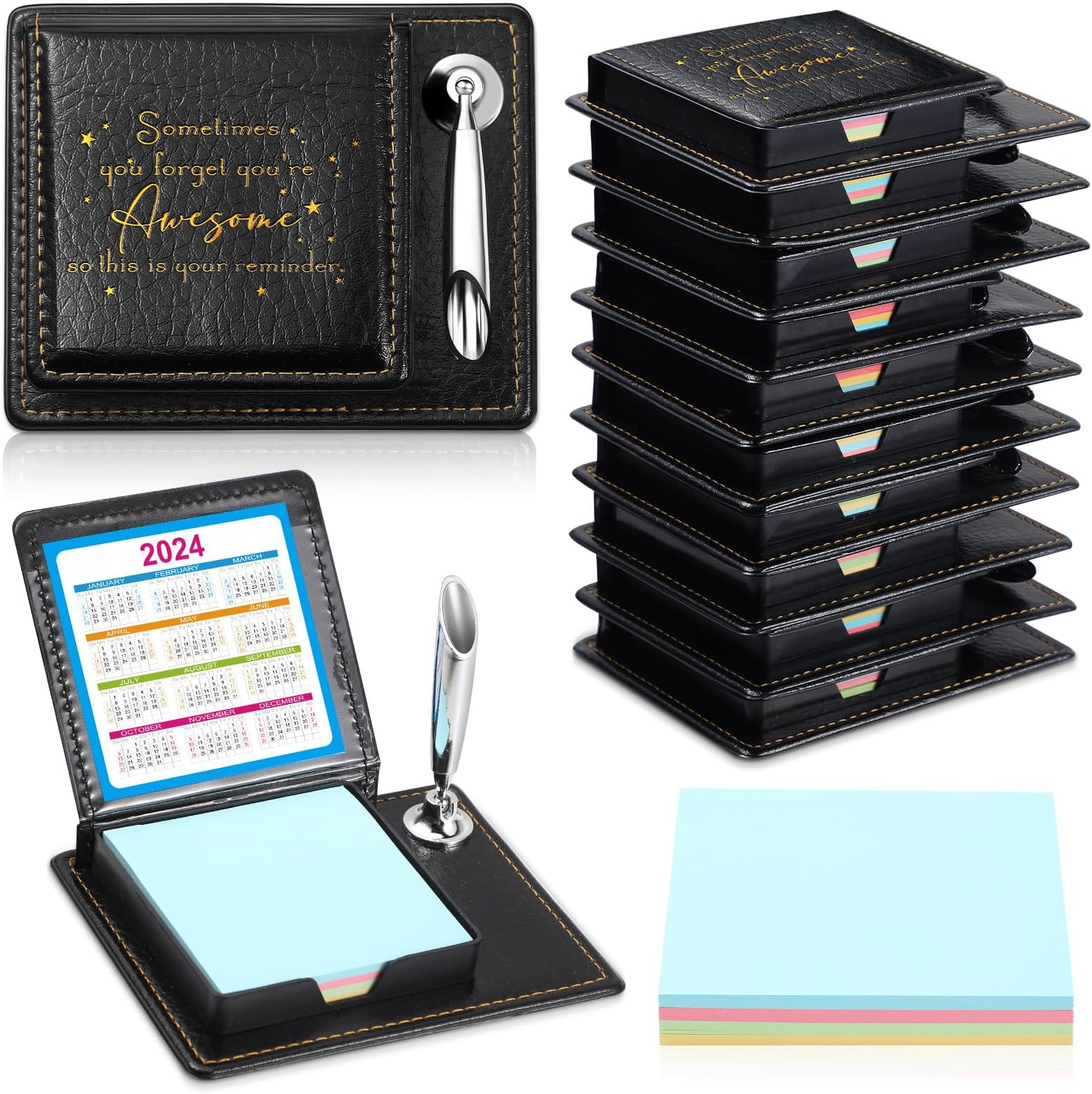 Amazon.com : Tenceur 20 Pcs Appreciation Gifts Sticky Note Holder,Thank ...