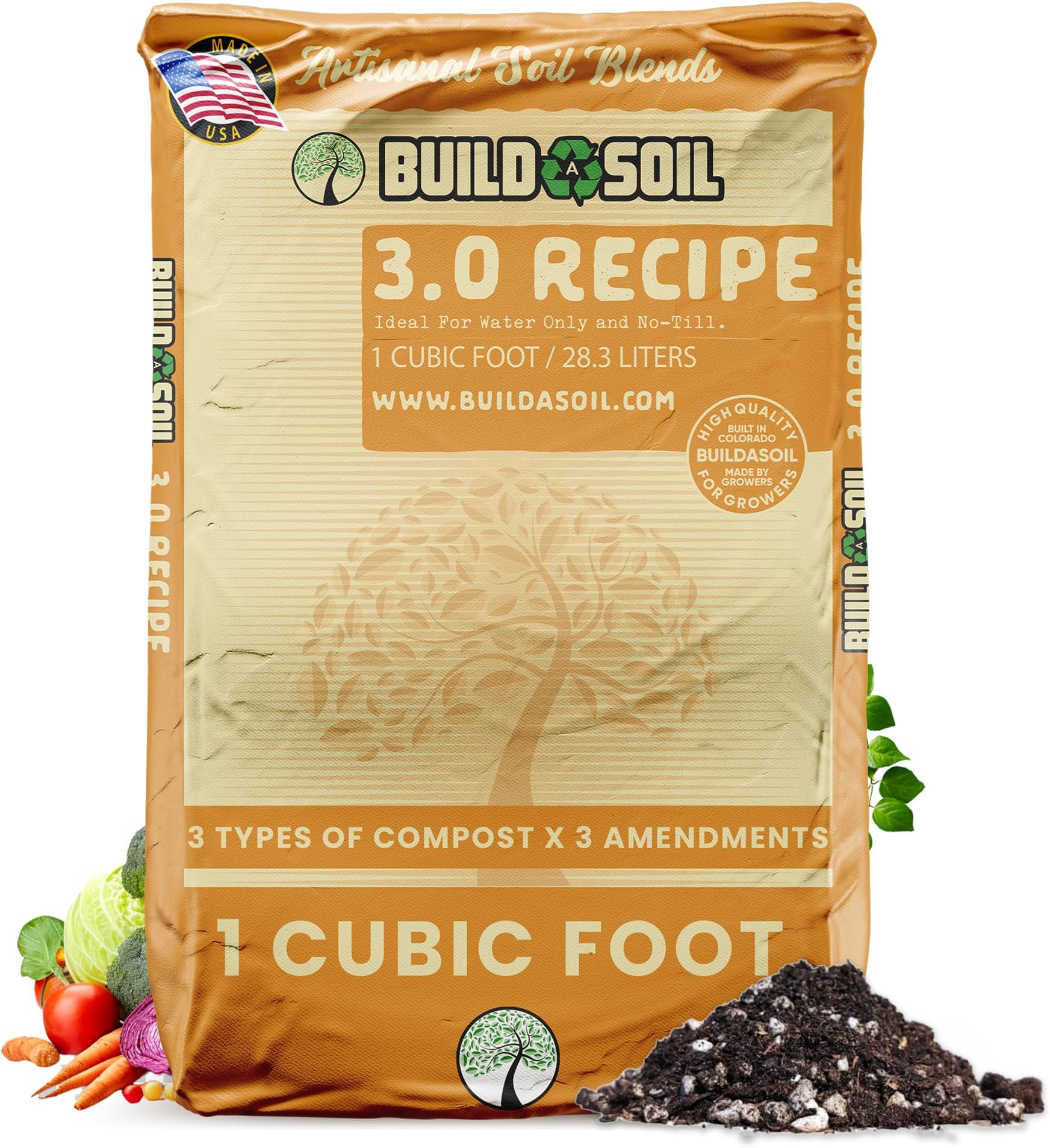 Amazon.com : BuildASoil Potting Soil Recipe 3.0 : Patio, Lawn & Garden