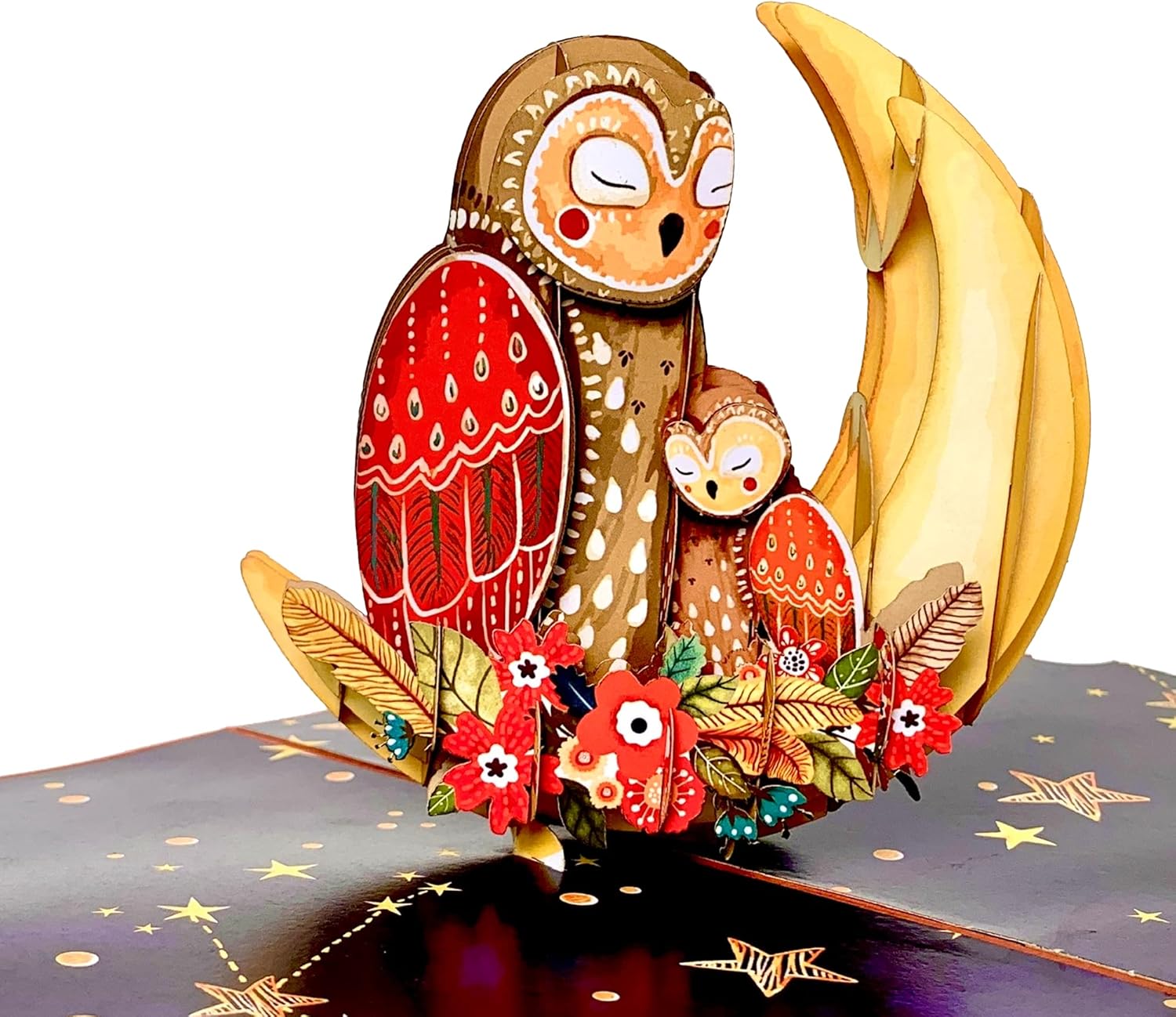 Amazon.com: SOUL POP UP - Owl Mothers Day Card for Mom, 6x8 Inch Pop Up ...