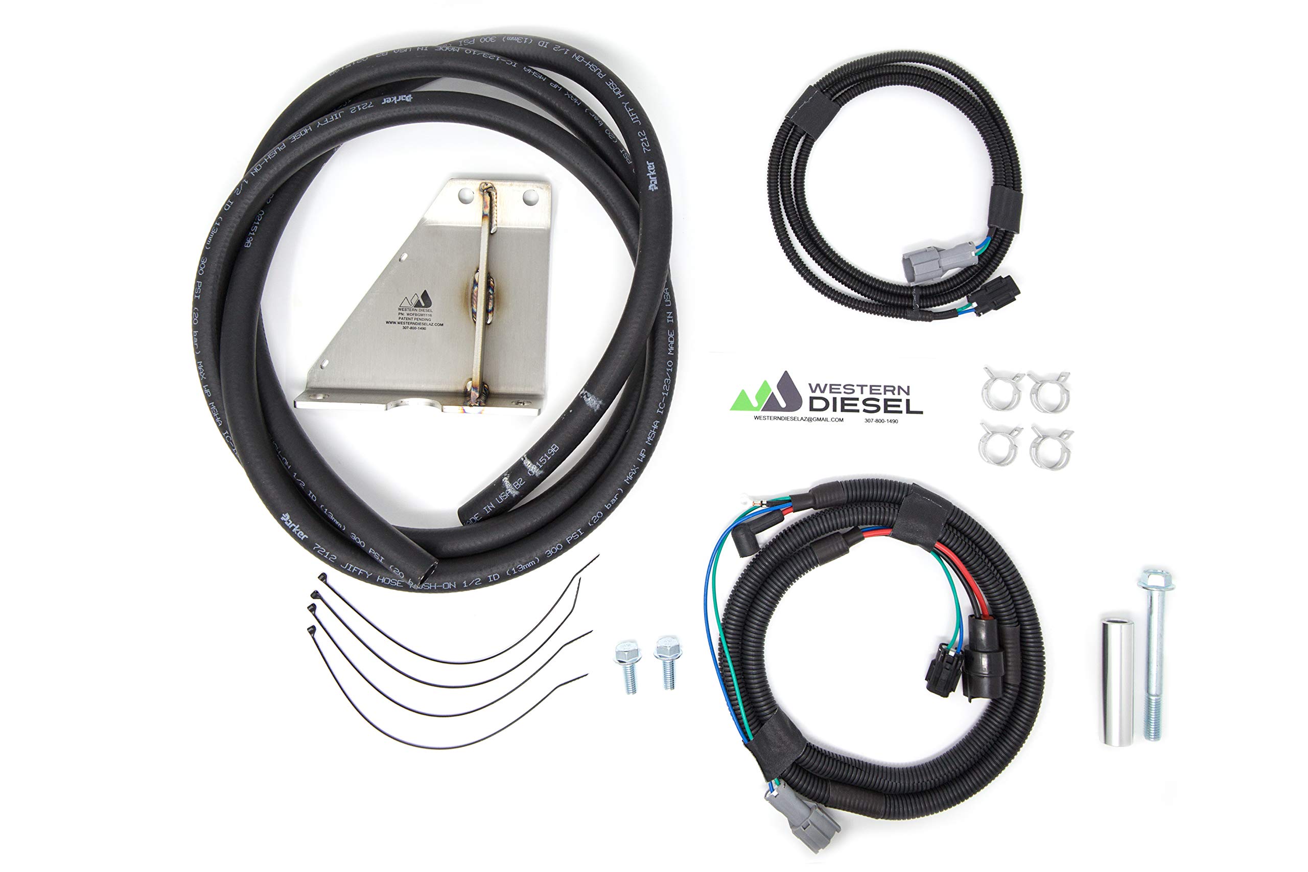 Snapklik.com : Duramax Fuel Filter Relocation Kit