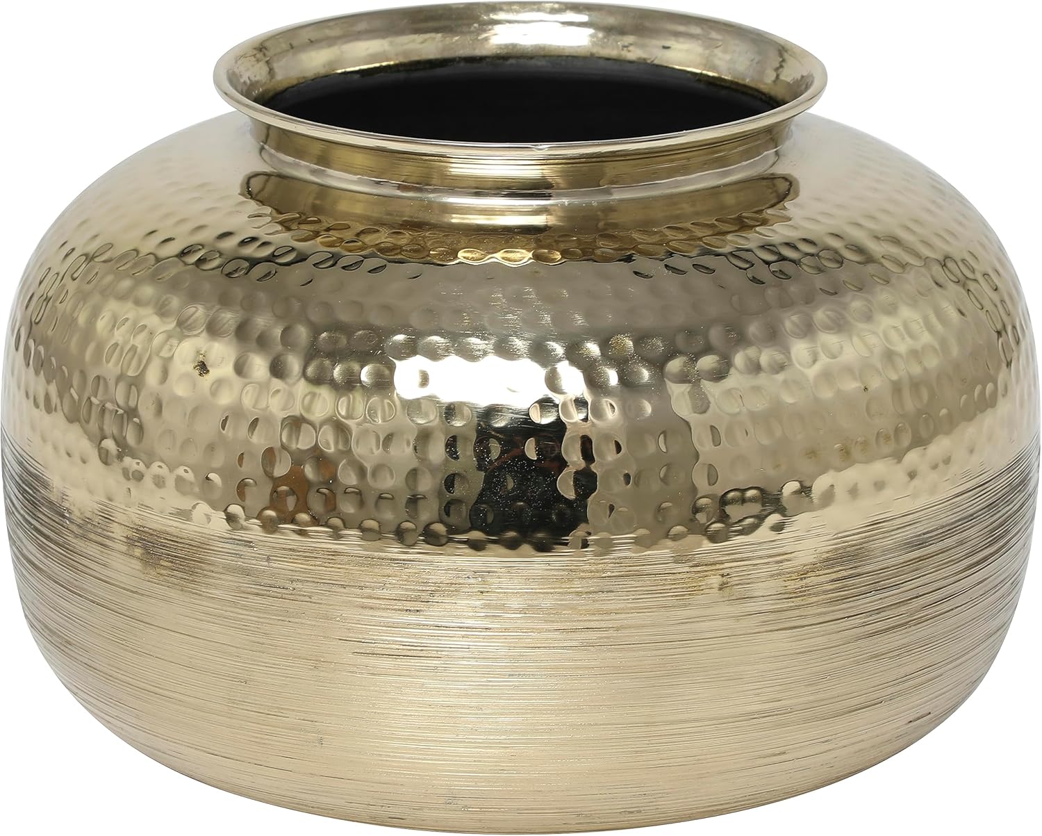 Amazon.com: Deco 79 Aluminum Metal Decorative Vase Brushed Centerpiece ...