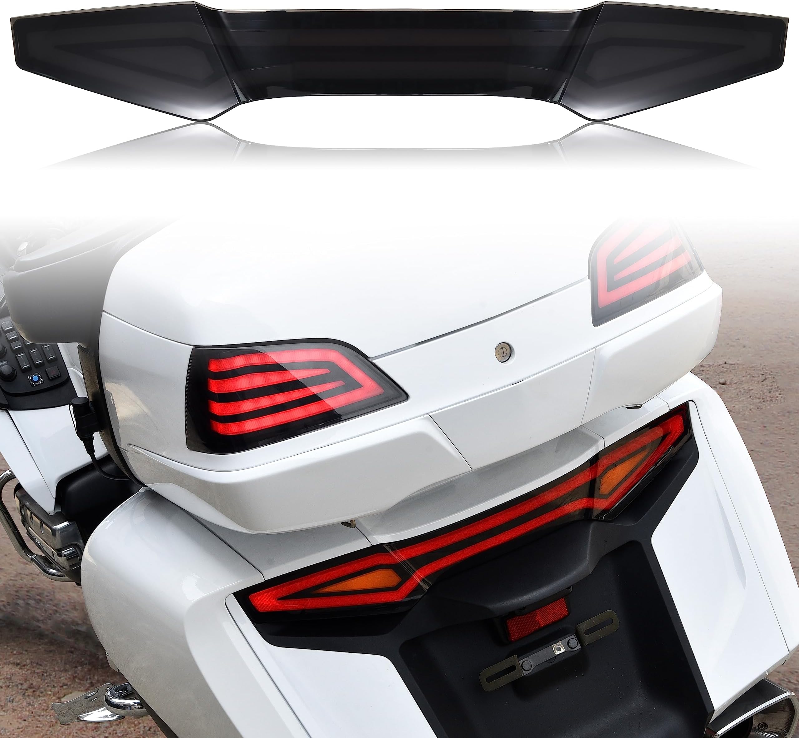 Amazon.com: VEISUTOR 3-In-1 LED Rear Tail Light for Honda Gold Wing ...