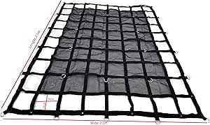 Ultra Heavy Duty Cargo Net 2.5x2.0m Load Cover for Ute Single/Double ...