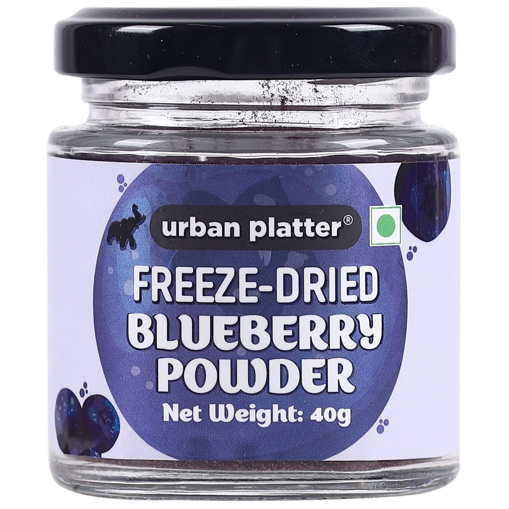 urban platter Freeze Dried Blueberry Powder, 40Gram : Amazon.in ...