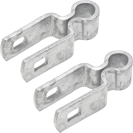 Amazon.com: 1 1/2" X 5/8" Square Post Female Hinges for Chain Link ...