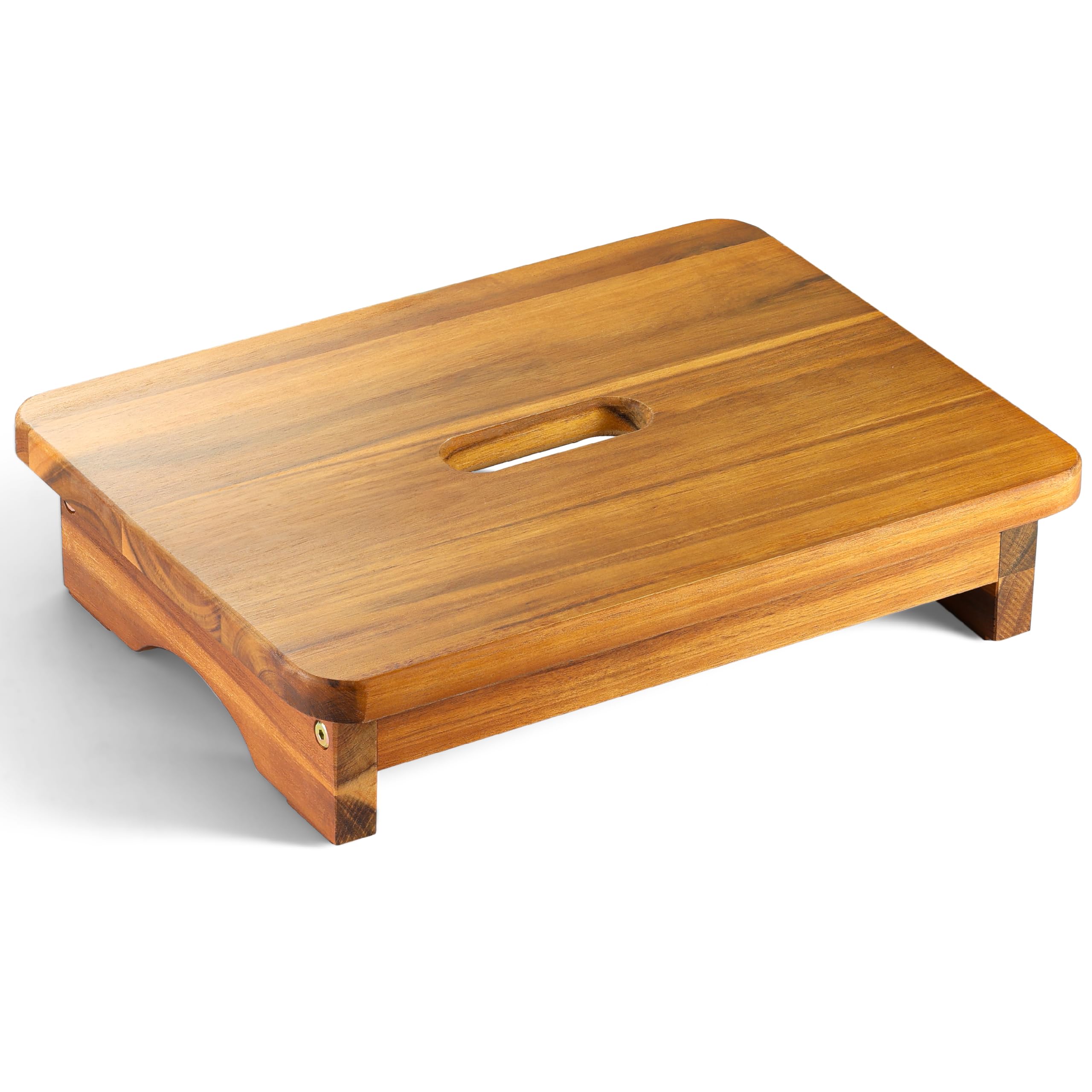 Amazon.com: Wooden Step Stool, 3.5'' One Step Stool for Adults, Wooden ...