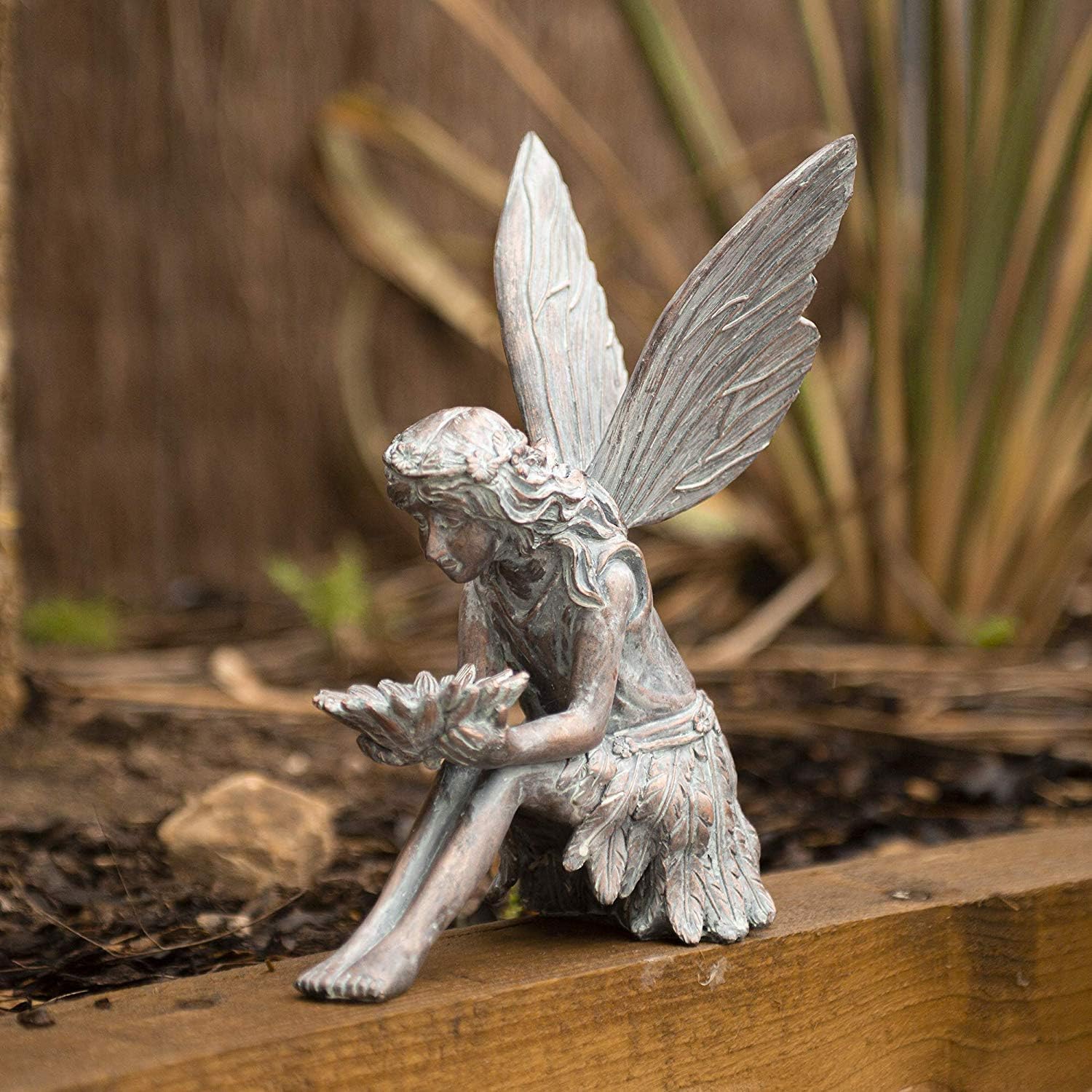 Design Toscano Twinkle Toes Fairy Garden Statue, 34.5 cm, Polyresin ...